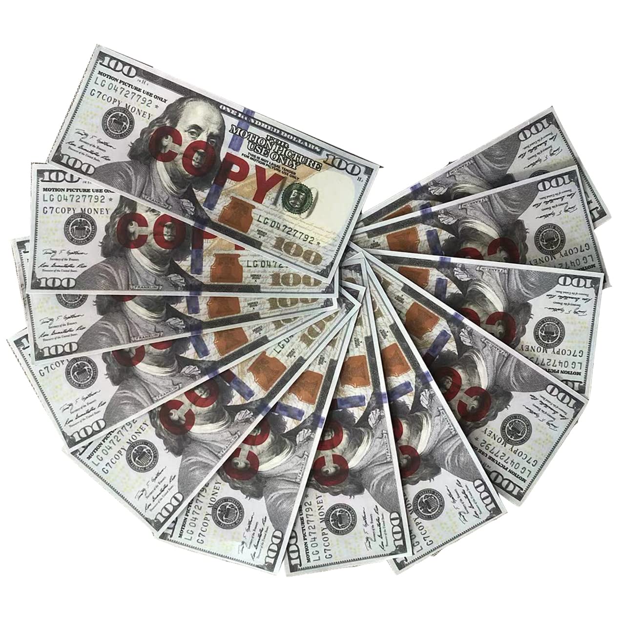 Unkenbo Movie Prop Money 100 Dollar Bills Realistic Play Money ...