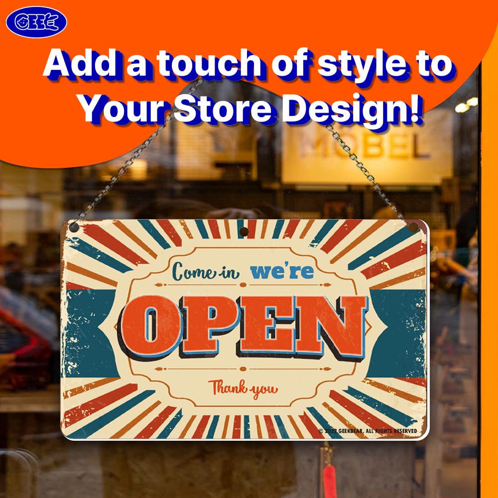 GEEKBEAR Open Closed Sign (07. Circus) – All in One Package/Double ...