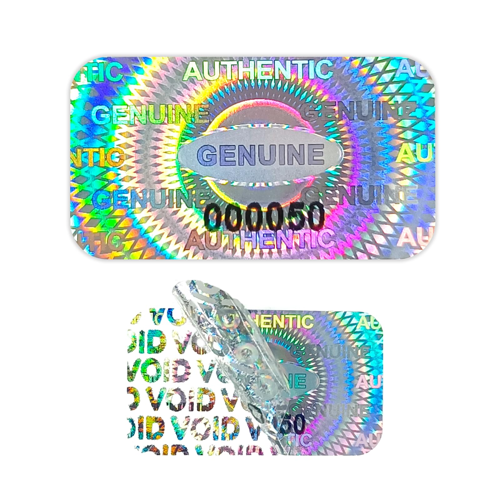 Amazon.com : 1000 pcs Hologram Tamper Proof Sticker, Security Tamper ...