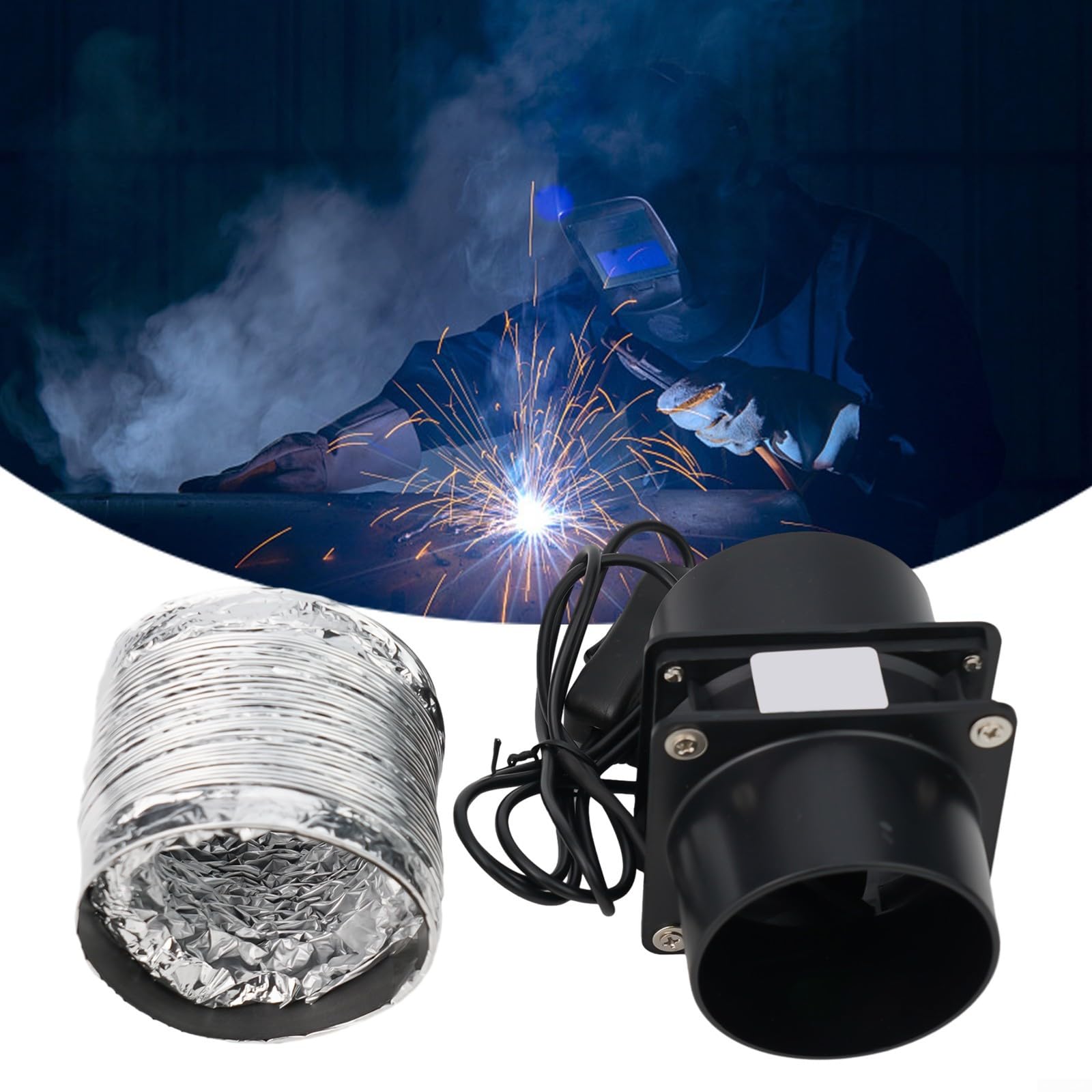 Smoke Extractor USB ESD Fume Extractor Fan 2.5W 3500RPM 44CFM Air ...