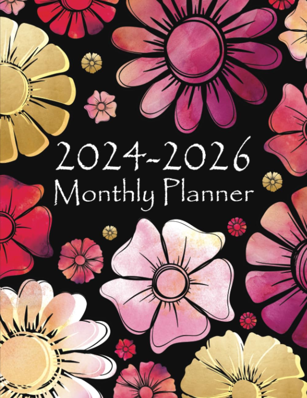 Monthly Planner 2024-2026: 3 Year Schedule Organizer with Holidays ...