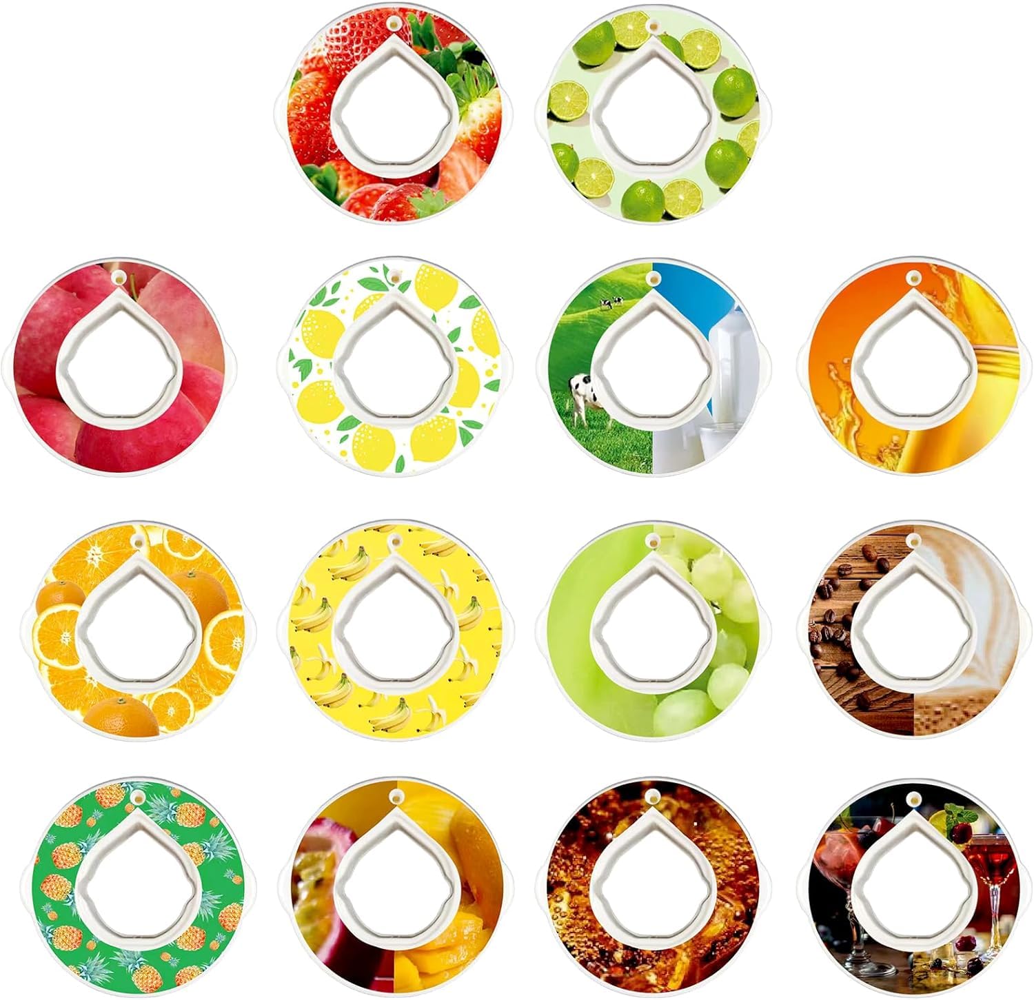 Amazon.com: ECENUR Air Water Bottle Flavor Pods, Scent Rings Water ...