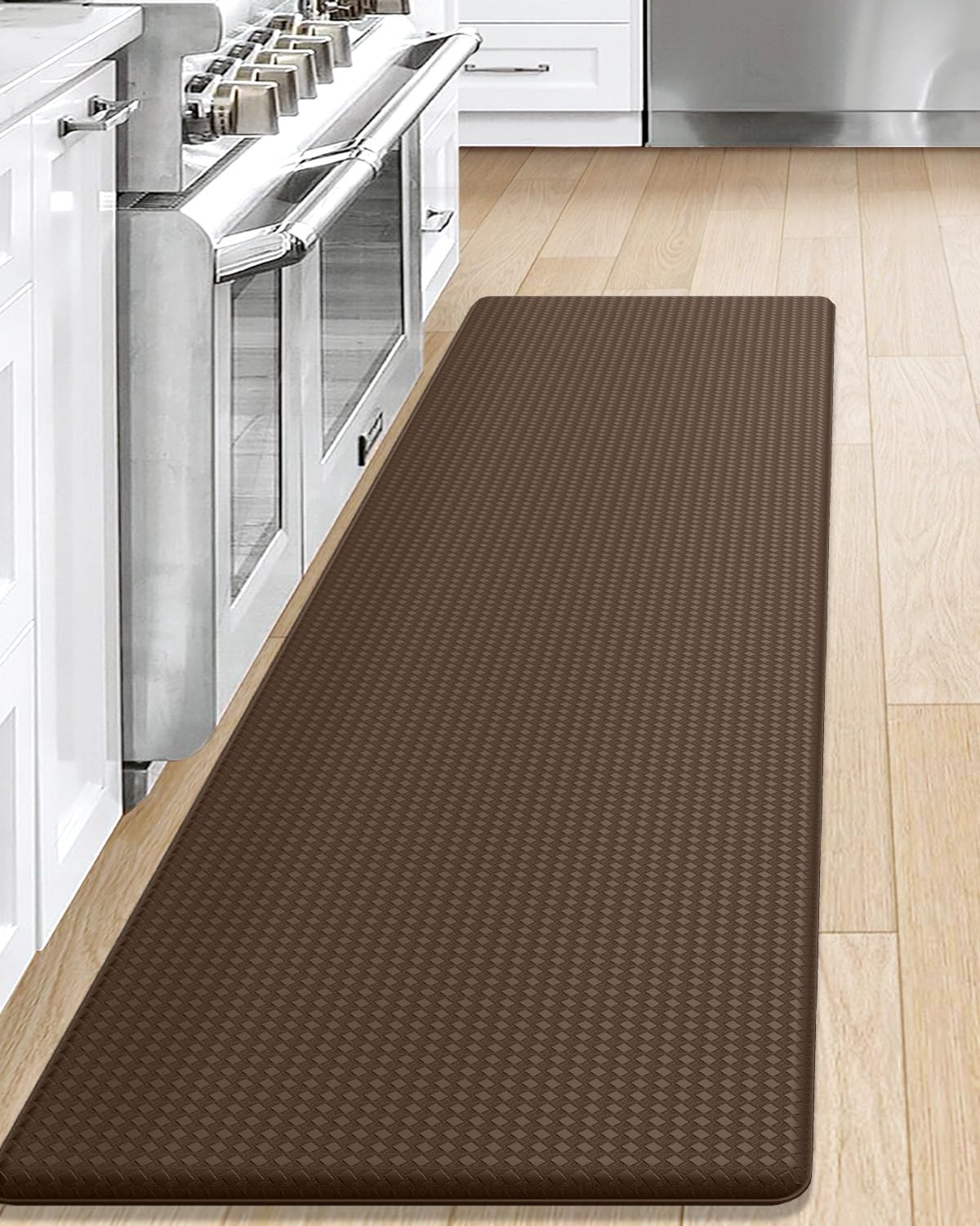 DEXI Kitchen Rug Anti Fatigue,Non Skid Cushioned Comfort Standing ...