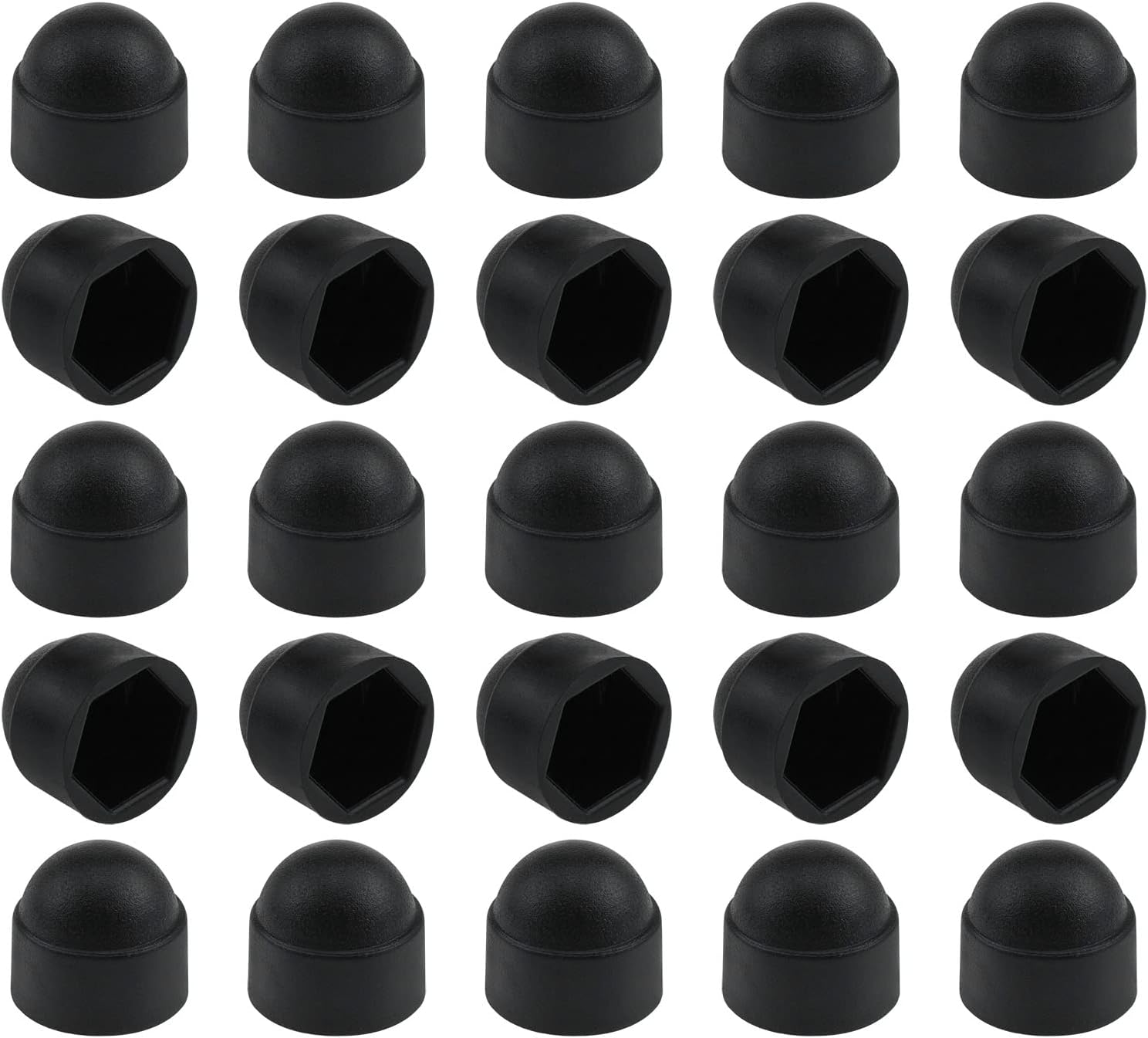 Pro Bamboo Kitchen 24PCS Bolt Nut Protection Cap Black Hexagon Dome ...