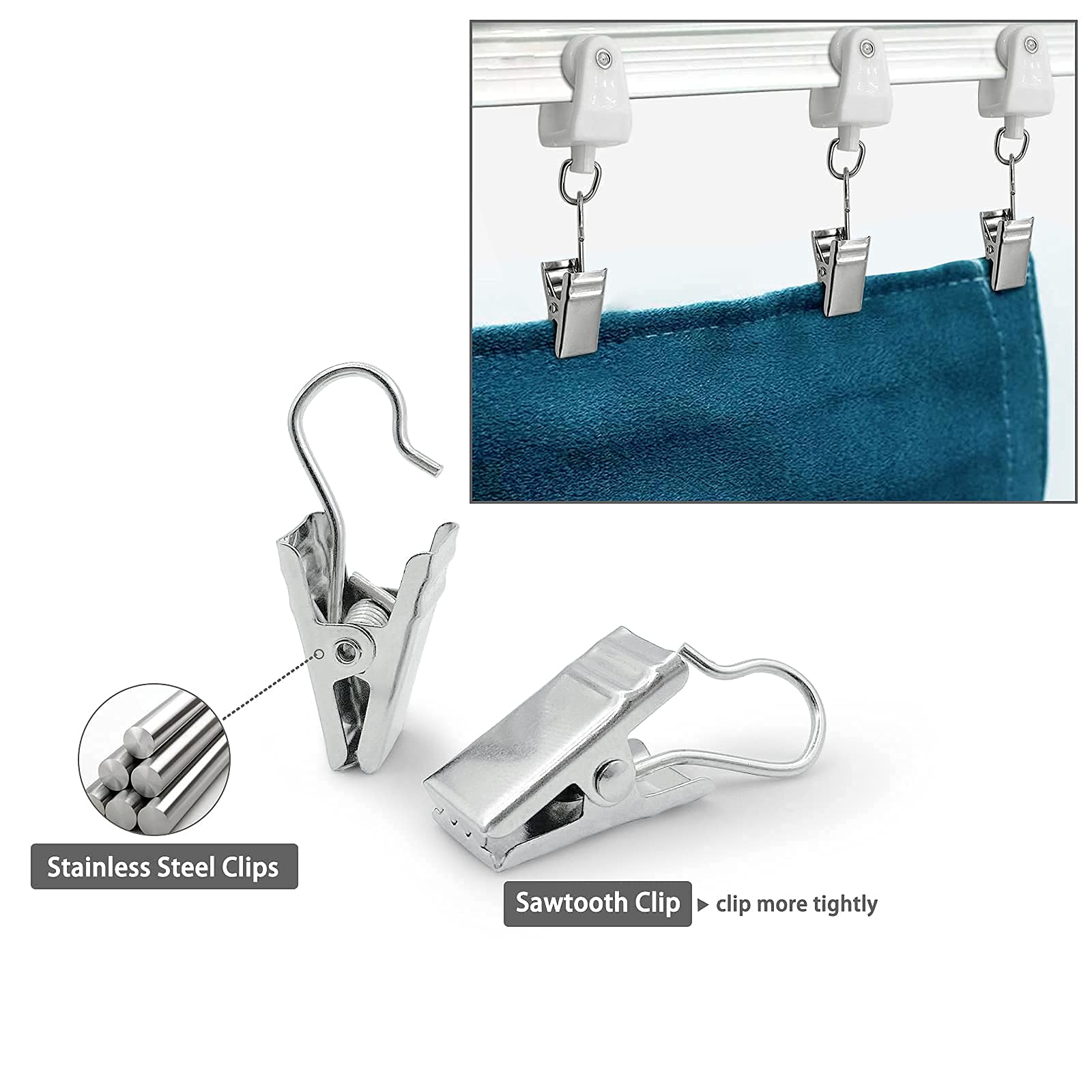 Kolako Ceiling Curtain Track Flexible Bendable Ceiling Curtain Track ...