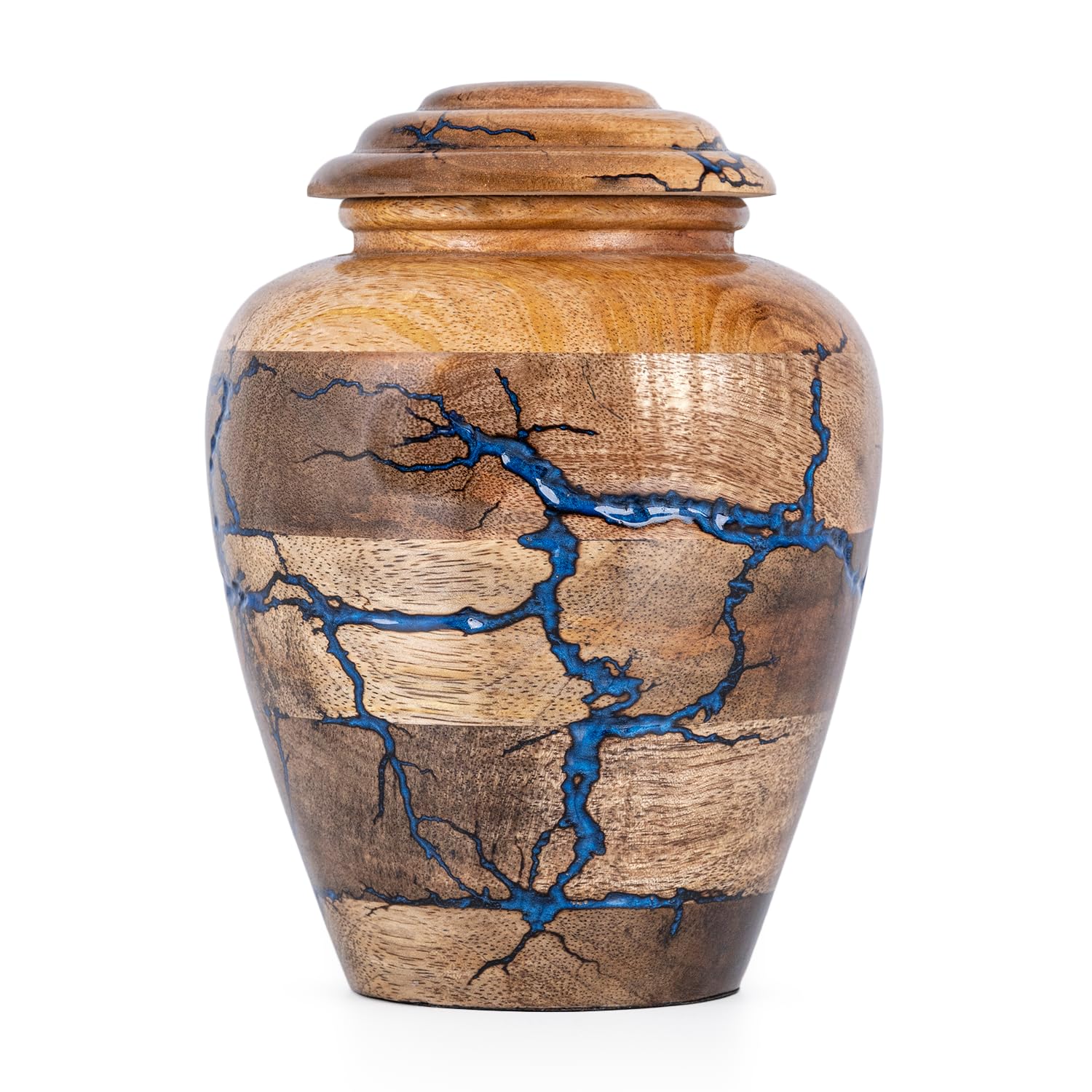 Amazon.com: STONLIF Wooden Cremation Urns for Human Ashes 80 Cubic ...
