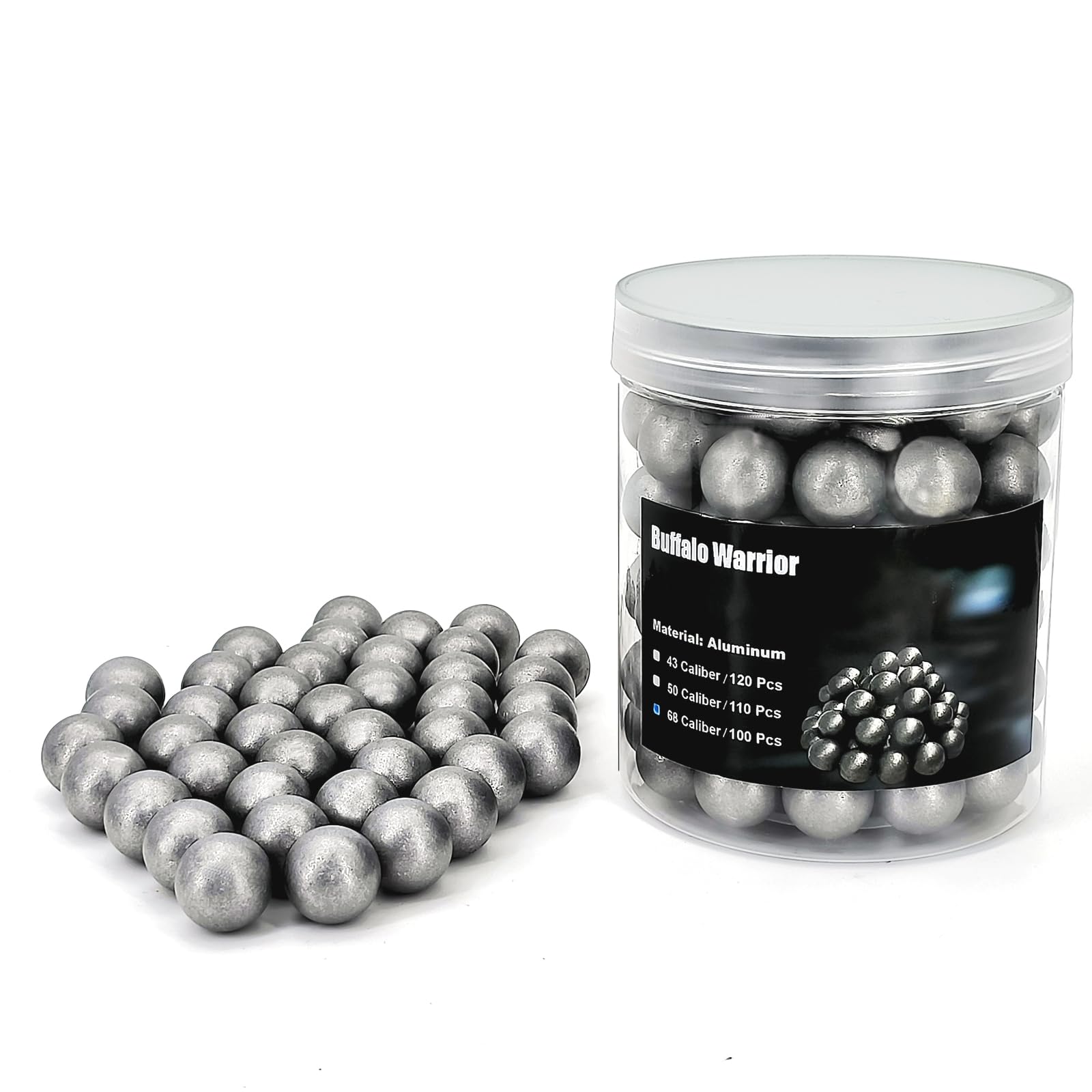 Aluminum Paintballs .68 Caliber Aluminum Balls - 20 Pack For Training ...
