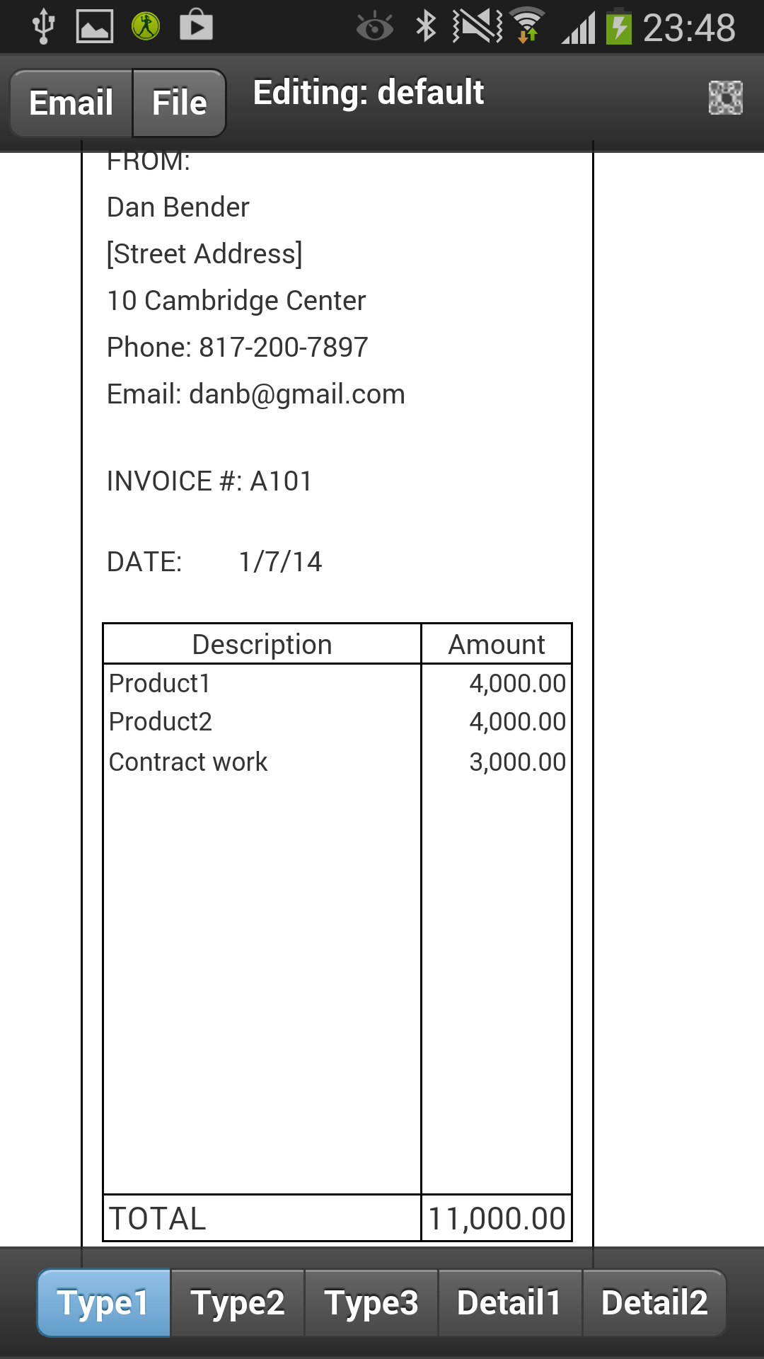 Invoice Mobi - App on Amazon Appstore