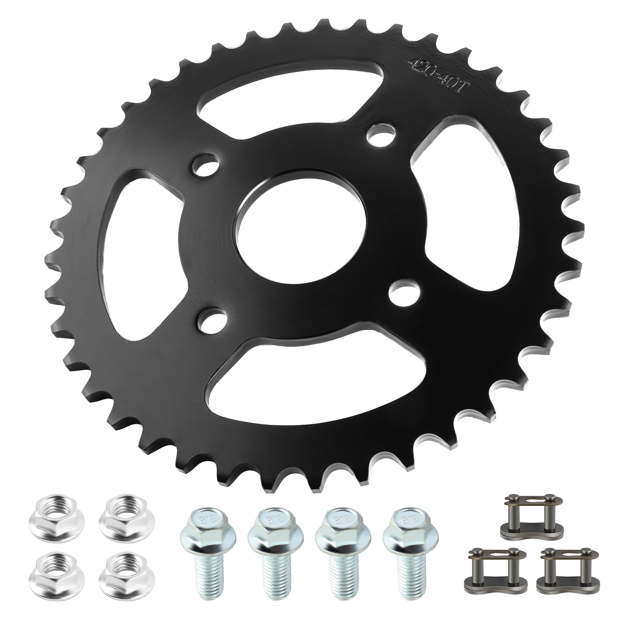 Amazon.com: 40/41/420 Chain Mini Bike Sprocket Kit,40T Tooth 420 ...