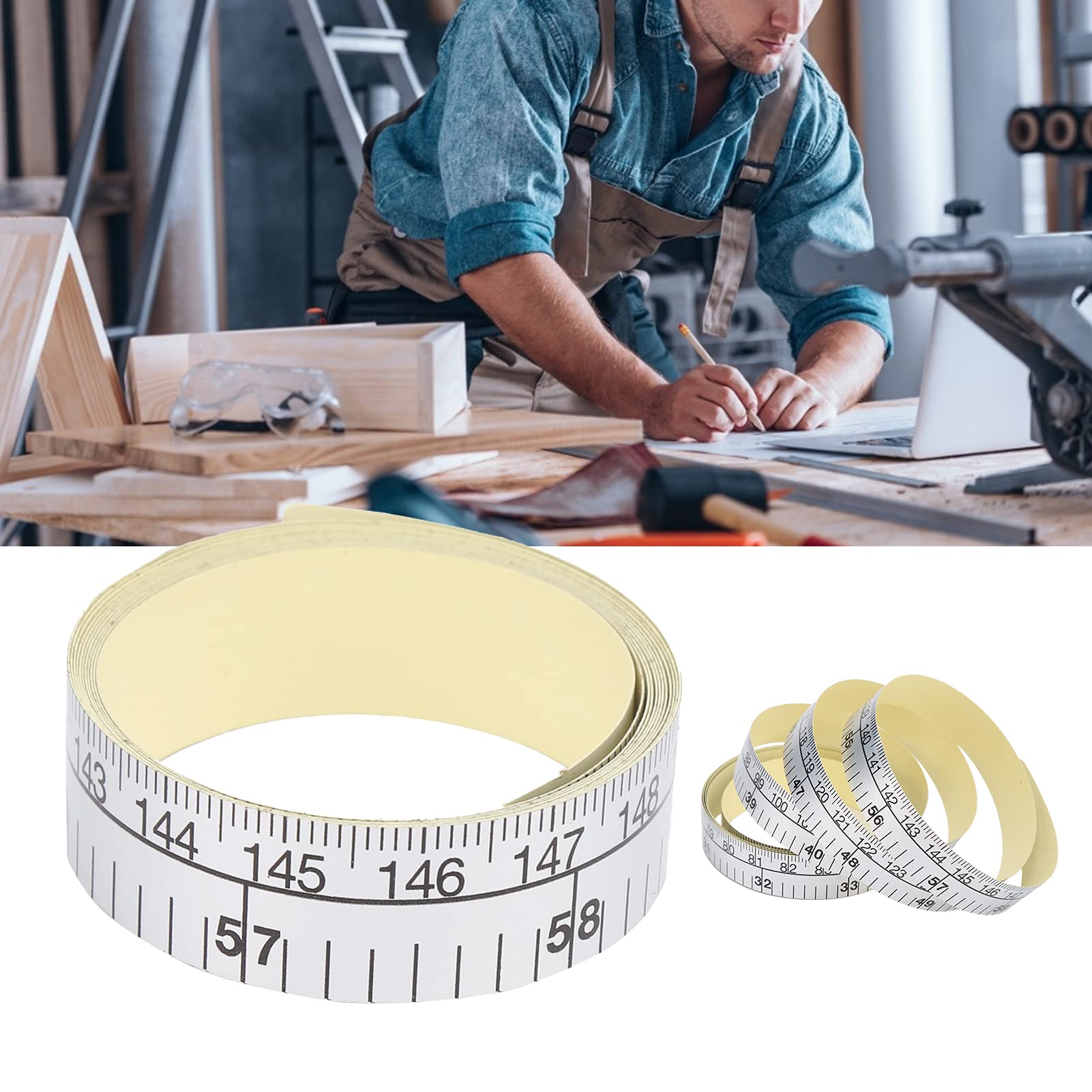 Snapklik.com : Adhesive Measuring Tape For Sewing Table Adhesive Strip ...