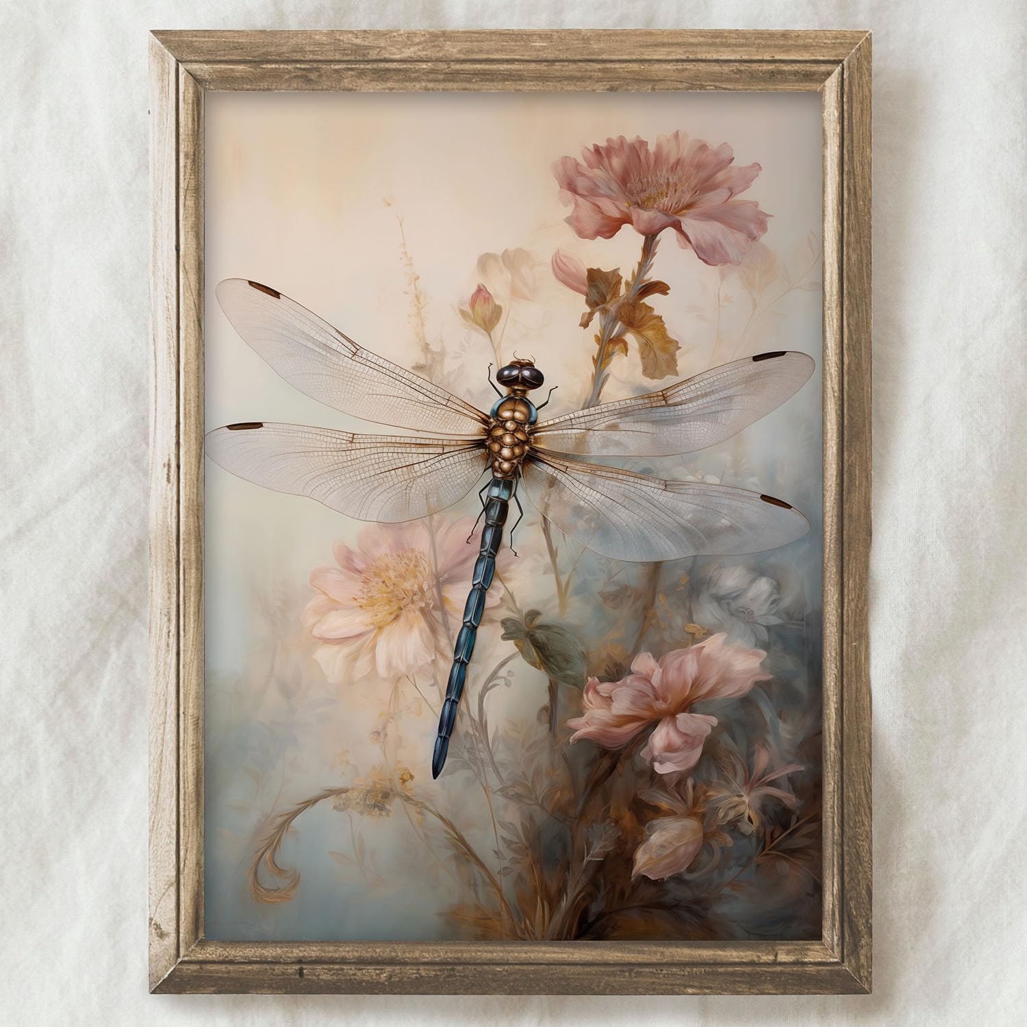 Tela De Pinturas De Libelula