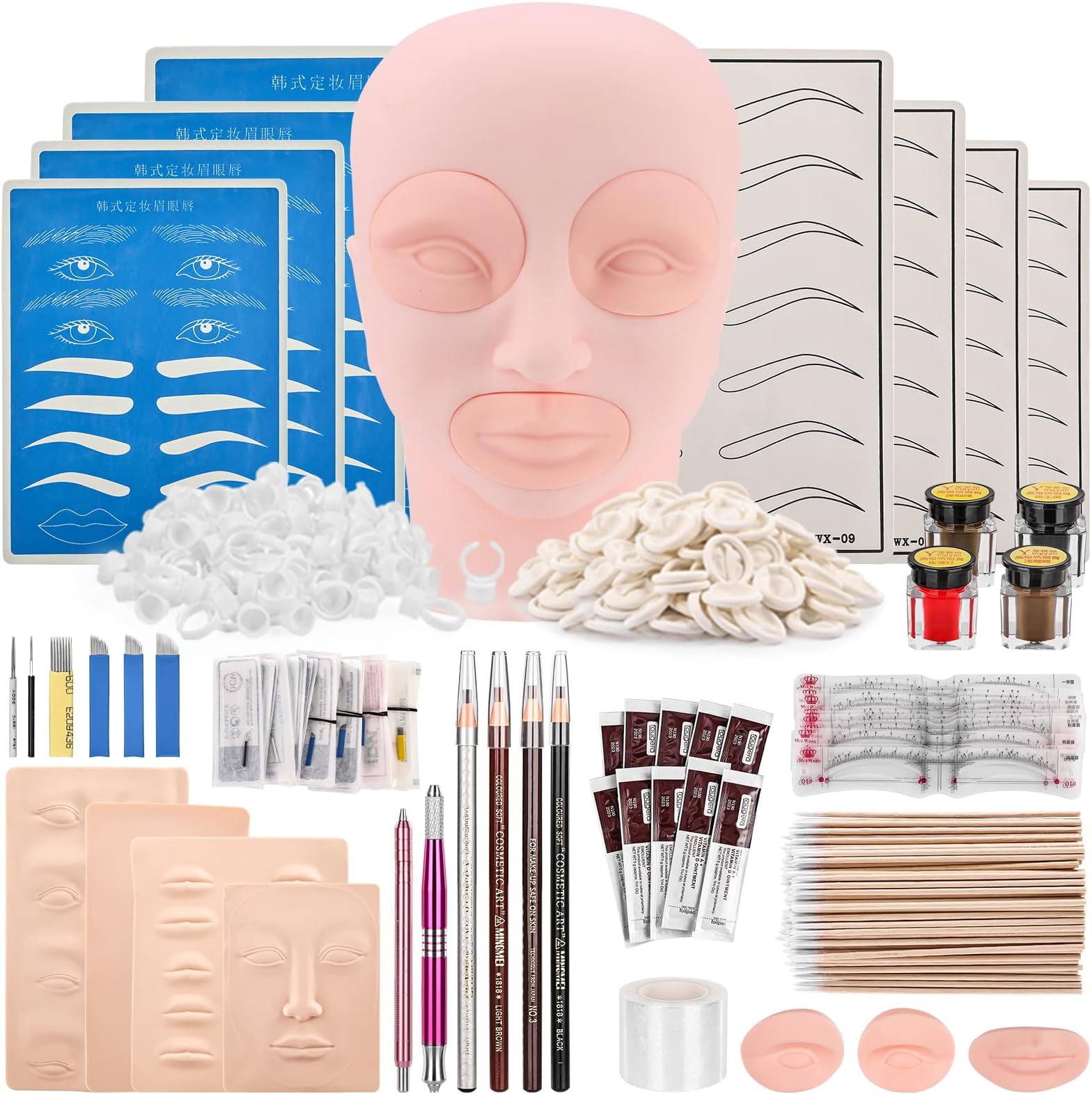 Amazon.com: Mellie Microblading Premium Microblading Kit - Includes 6 ...