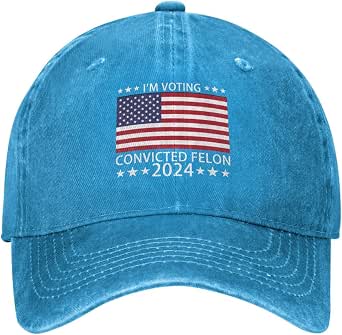 I'm Voting Convicted Felons Baseball Caps for Men 90s Vintage Baseball ...