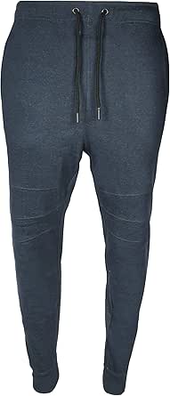 Amazon.com: LEG3ND Men's Active Fleece Jogger Pants, Navy Heather ...