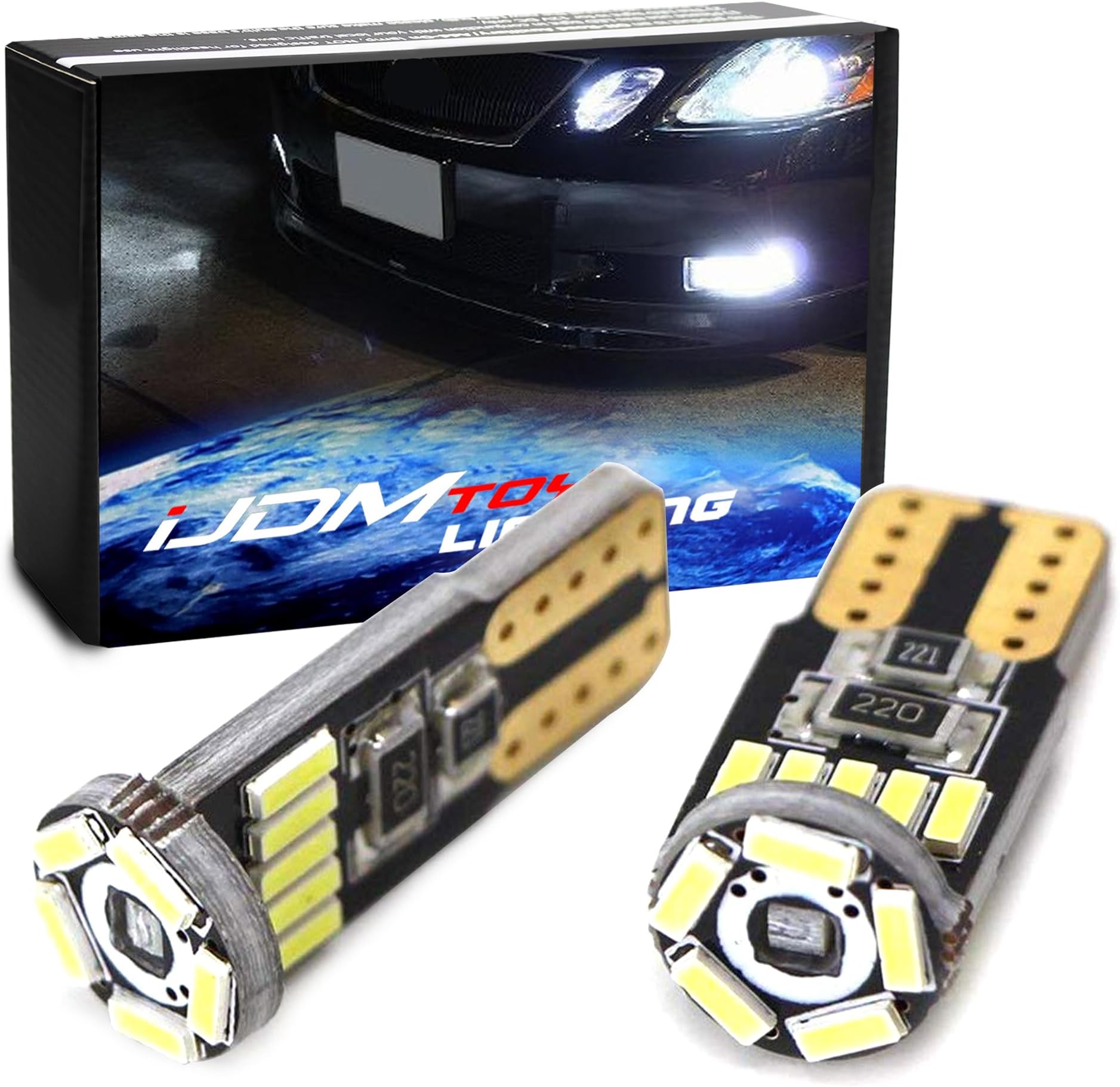 Amazon.com: iJDMTOY Super Bright 7.5W High Power COB H21W Replacement ...