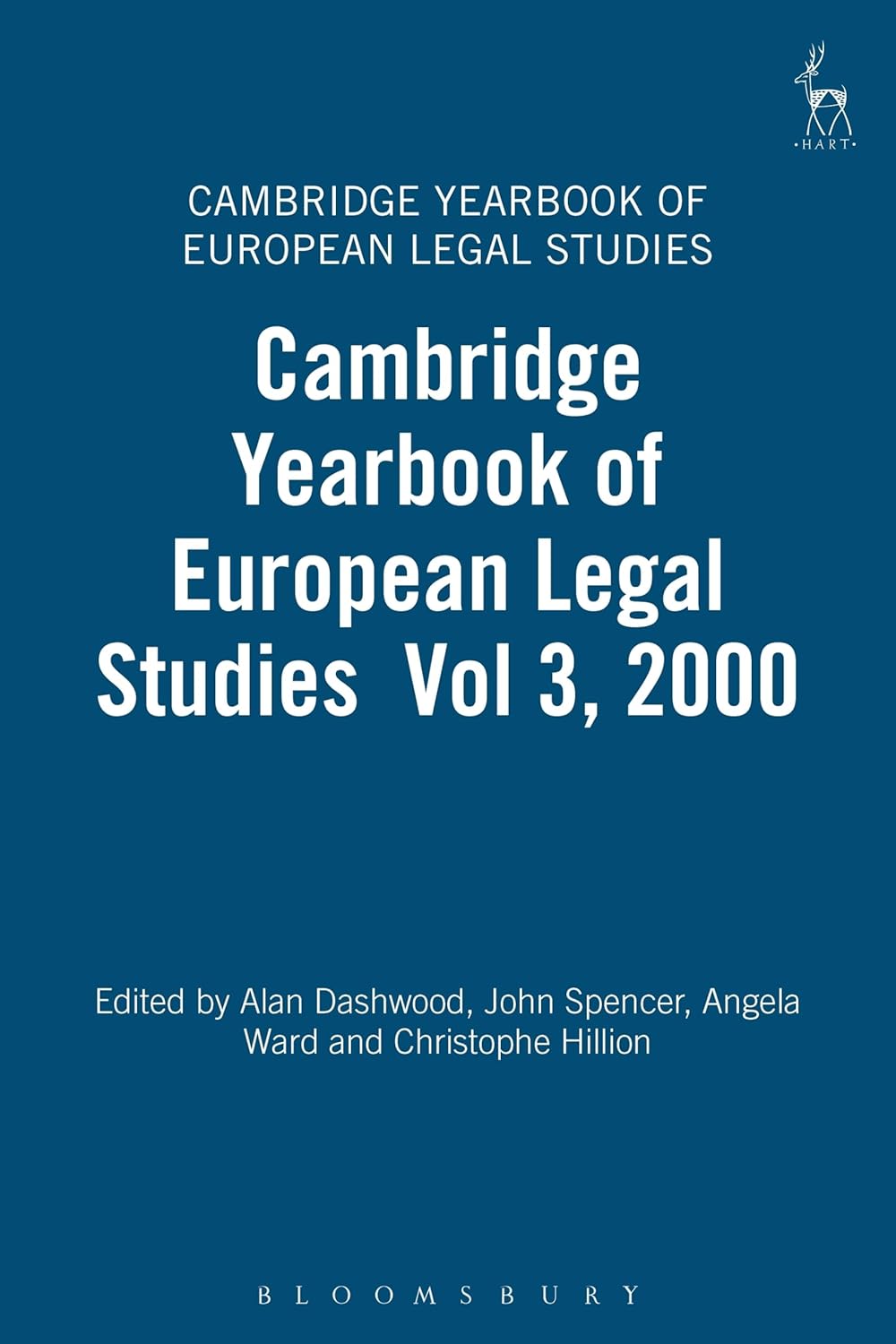 Cambridge Yearbook of European Legal Studies Vol 3, 2000: Dashwood ...