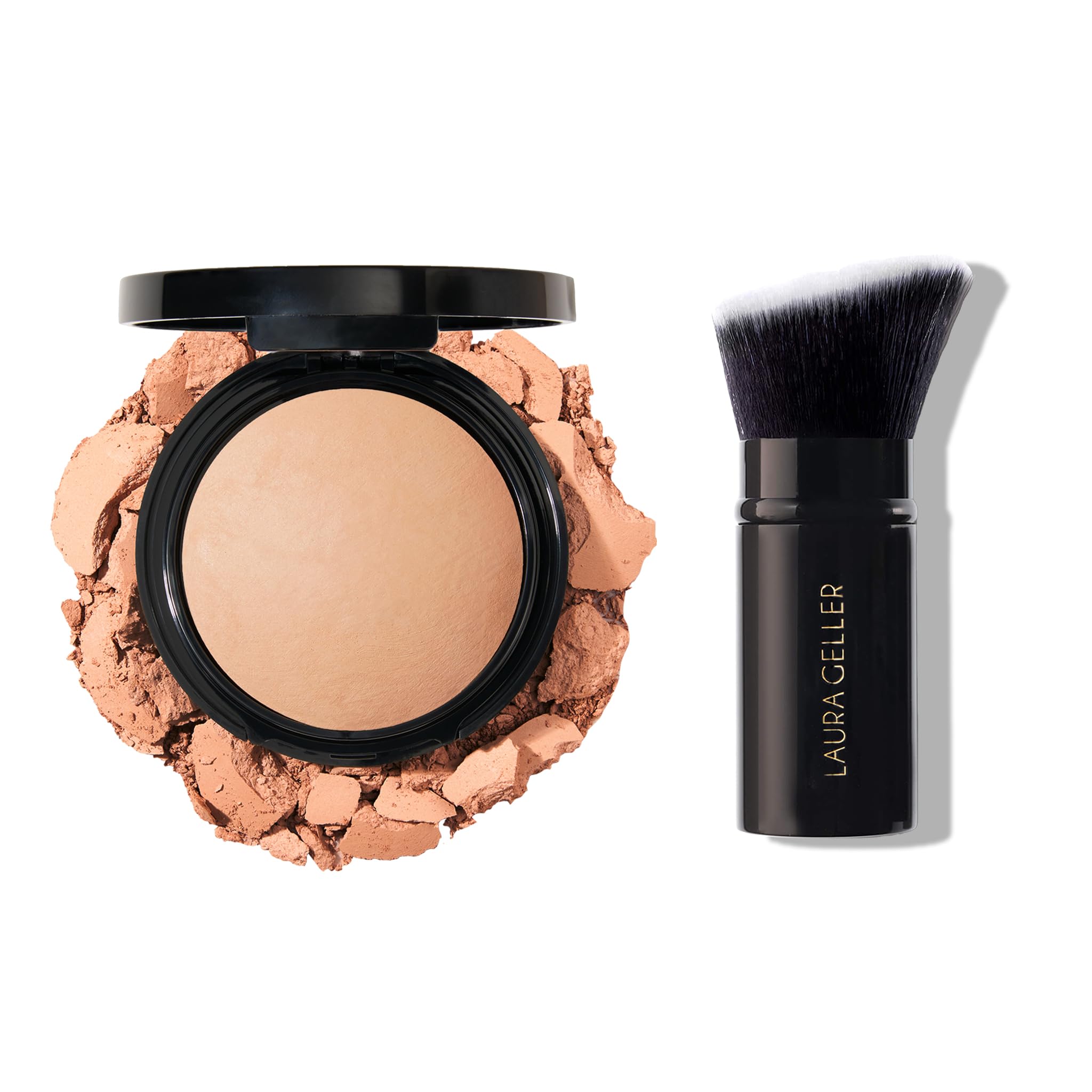 Amazon.com : LAURA GELLER NEW YORK Baked Double Take Powder Foundation ...