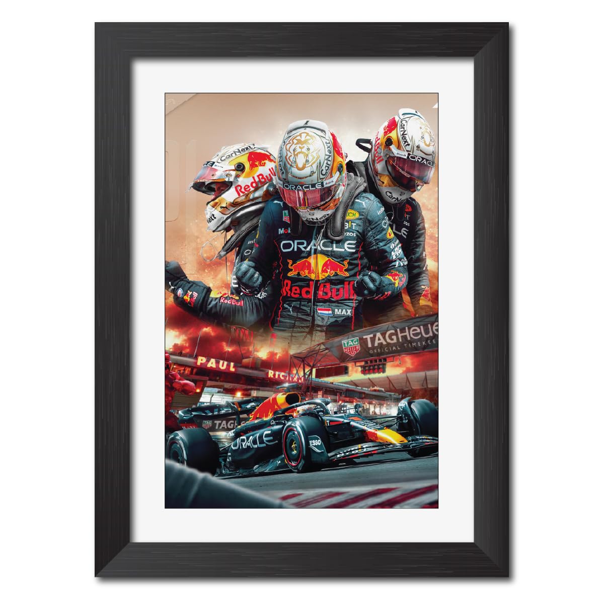 Tenorartstenorarts Max Verstappen Formula One Racer Posters Laminated ...