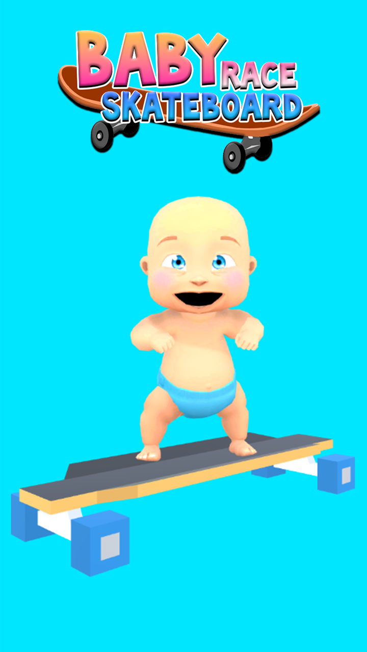 Baby and Daddy Runs Skater Board Crasher 3D - App on Amazon Appstore