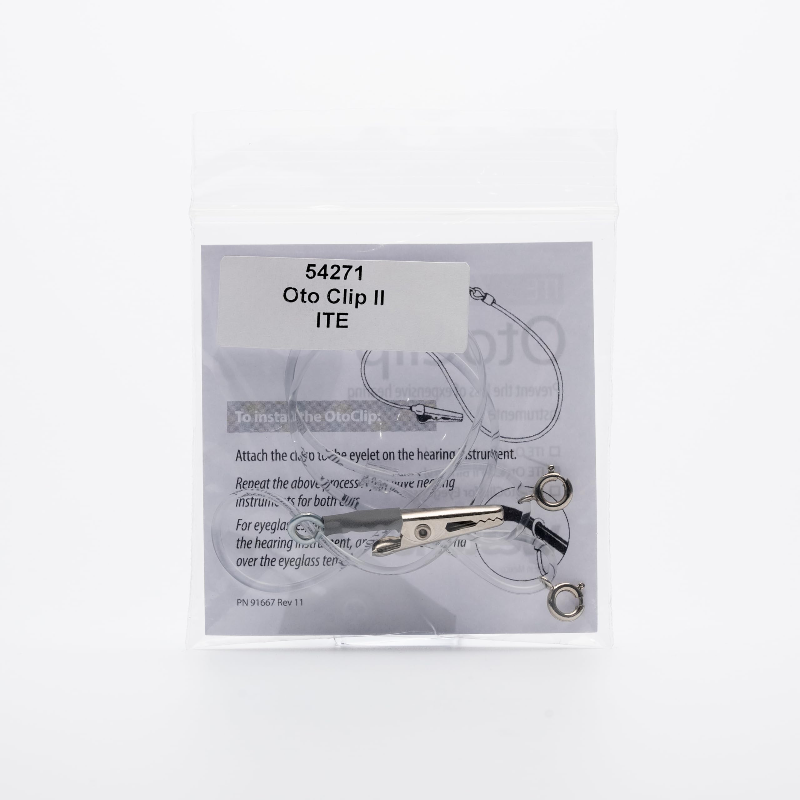 Amazon.com: OtoClip II for ITE Hearing Aids - Binaural : Health & Household