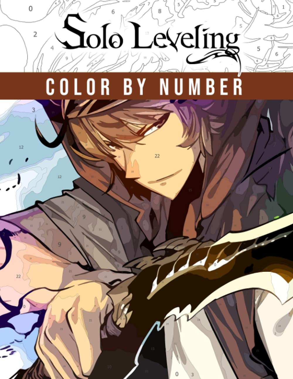 Solo Leveling Color By Number Favorite South Korean Comic Illustration ...