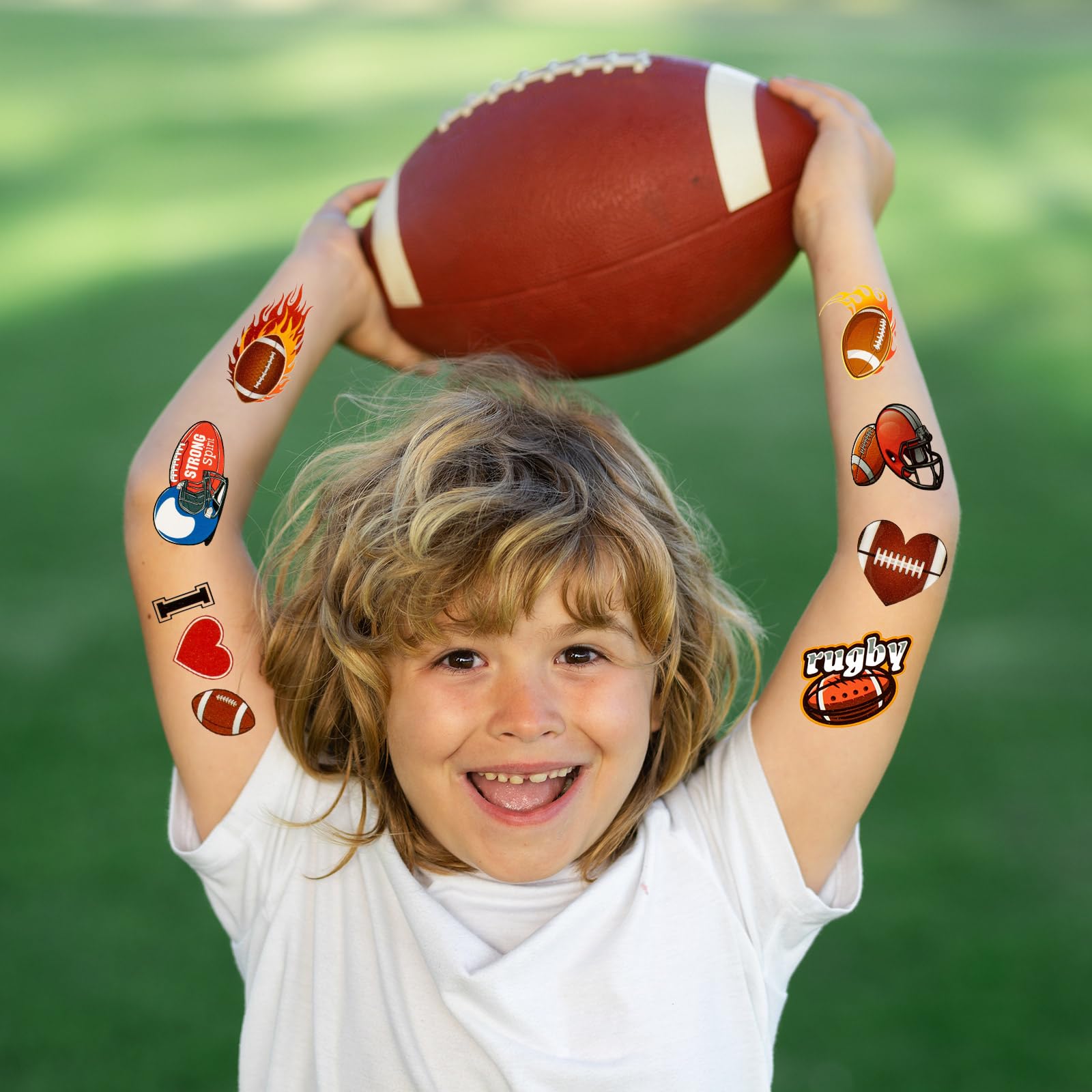 Snapklik.com : 350PCS Football Temporary Tattoos, American Football ...