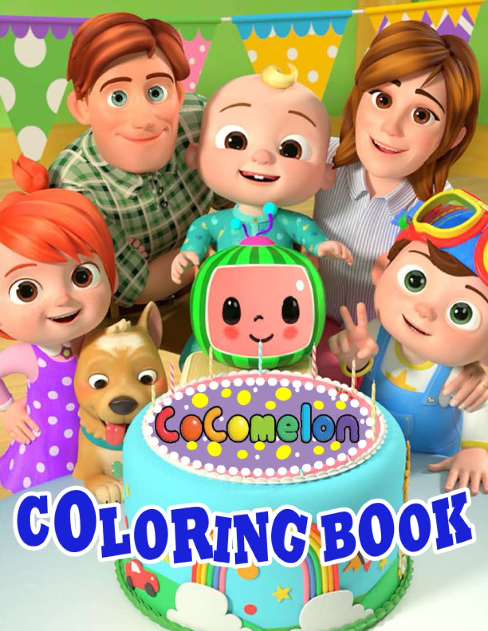 Cocomelon Coloring Book Coloring Book With One Sided Coloring Pages | Desertcart KSA