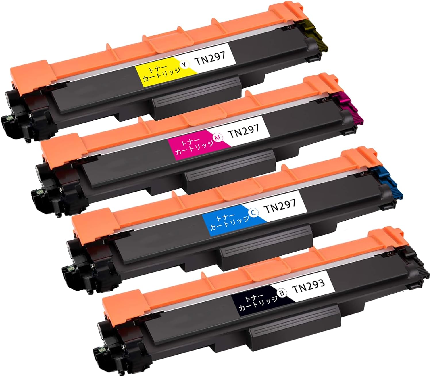 Amazon.co.jp: TN-293BK+TN-297C+M+Y 各1本 横トナ 互換トナーカートリッジ 大容量 Brother用互換トナ TN-293 tn297 対応機種：HL ...
