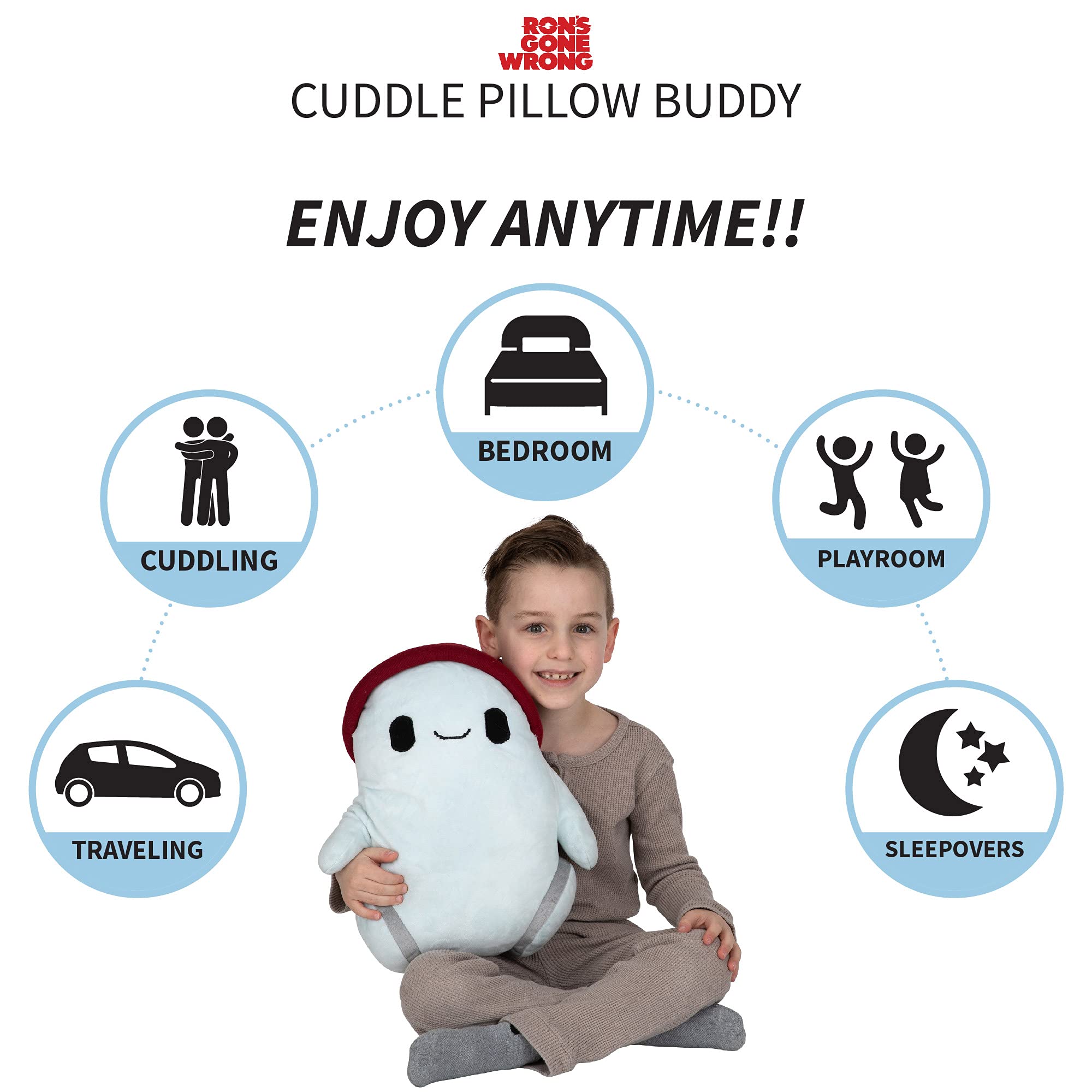 Snapklik.com : Franco Kids Bedding Soft Plush Cuddle Pillow Buddy