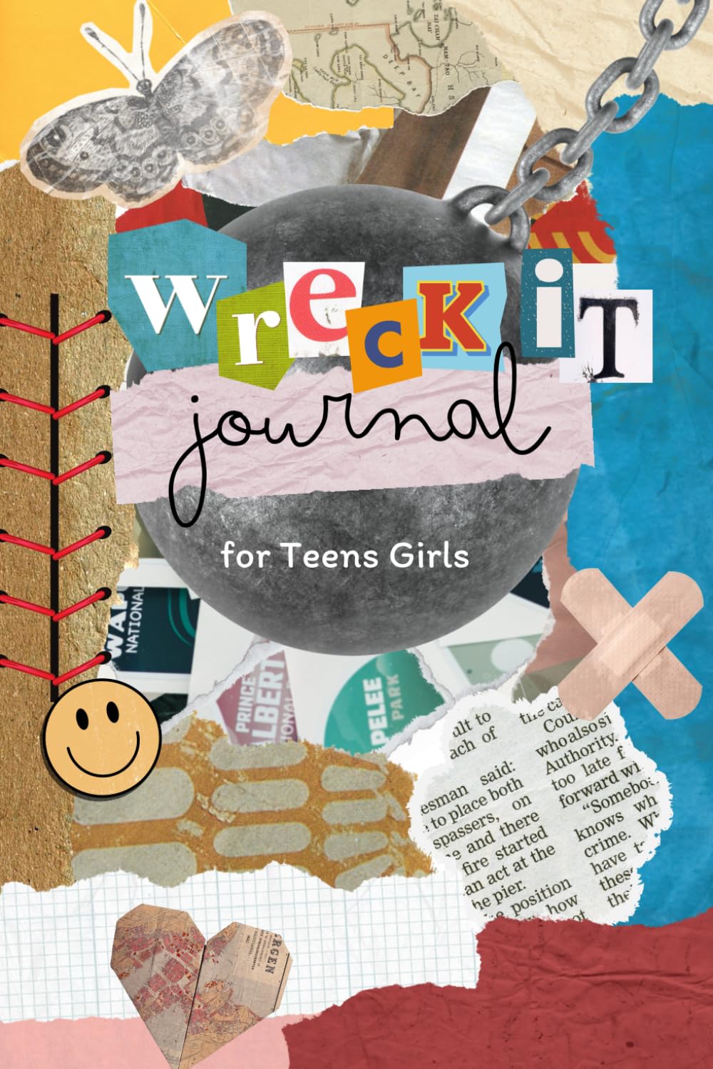 Wreck It Journal for Teens Girls: Destroy this Journal in a creative ...