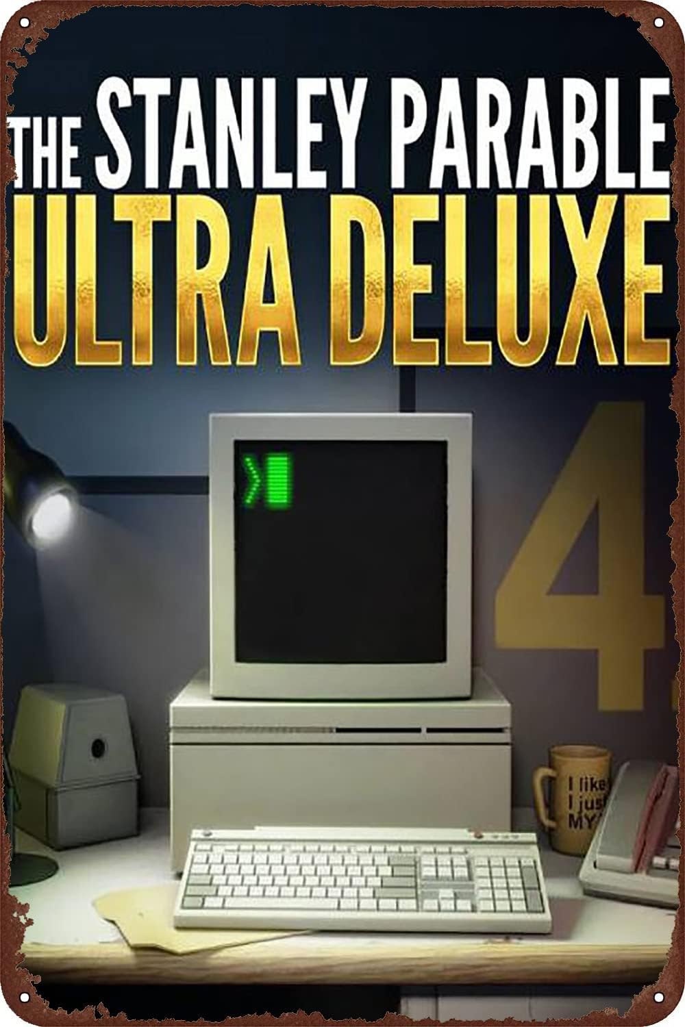 Amazon.com: The Stanley Parable Ultra Deluxe Vintage Metal Tin Sign ...