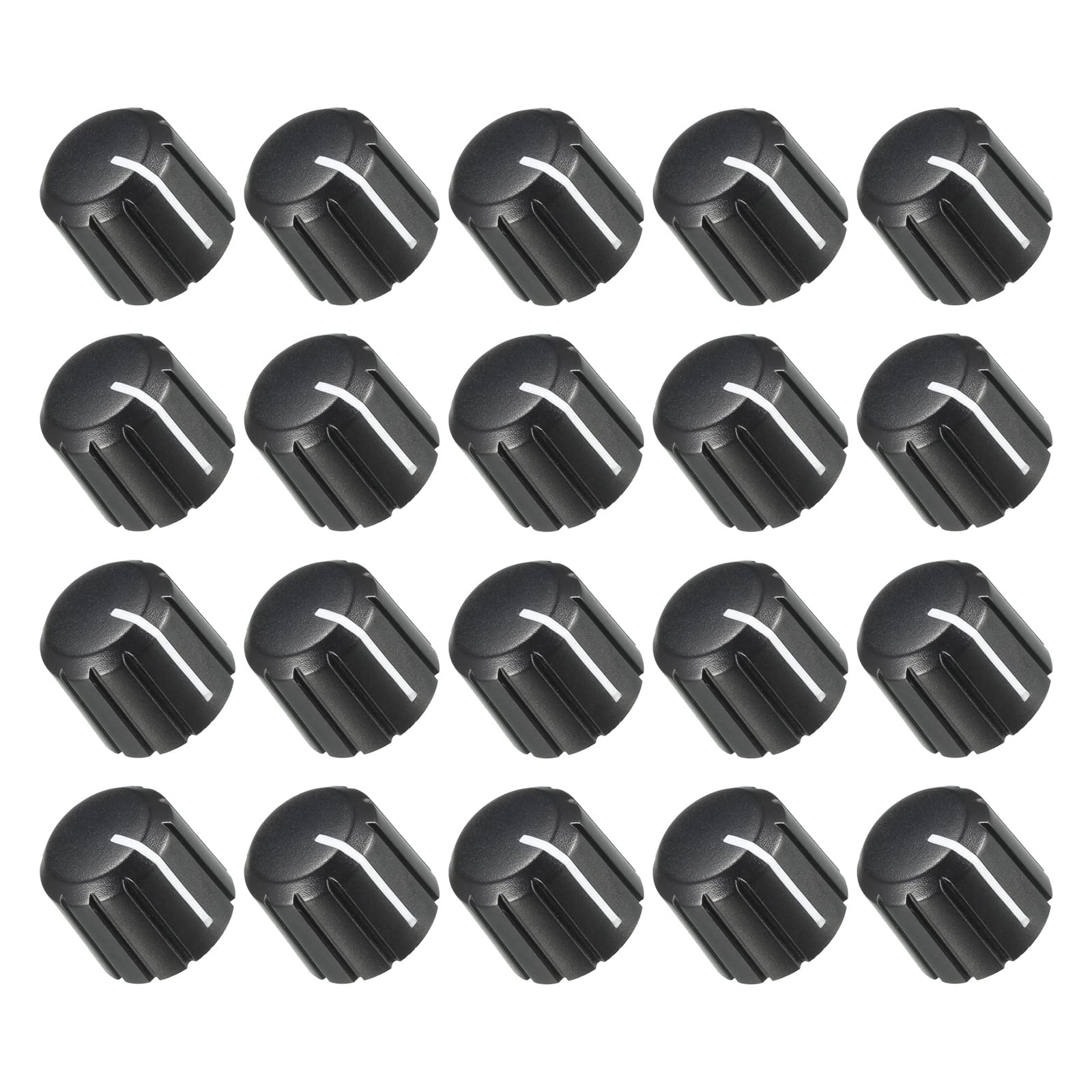 Rebower Potentiometer Knob Knurled Shaft Insert D Type Switch Knobs ...