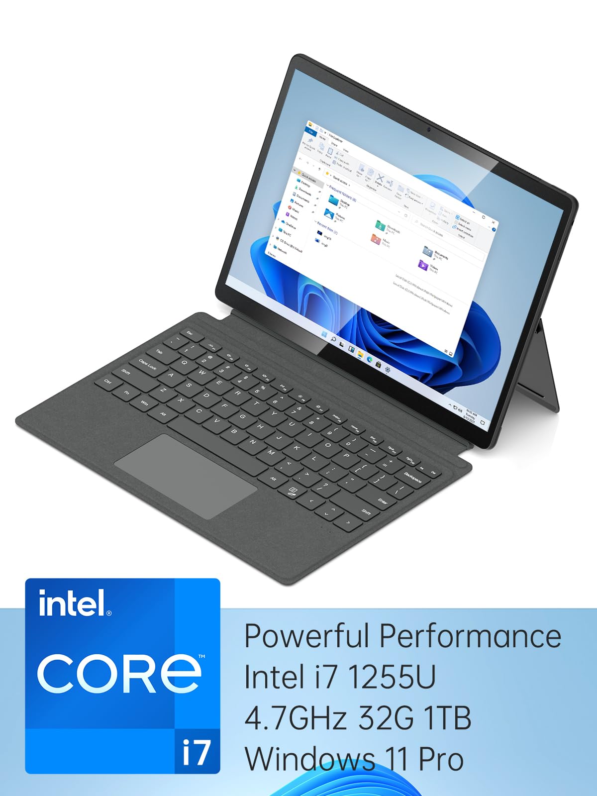 Snapklik.com : UOGIC OX9 2-in-1 Tablet & Laptop, 13" Touchscreen ...