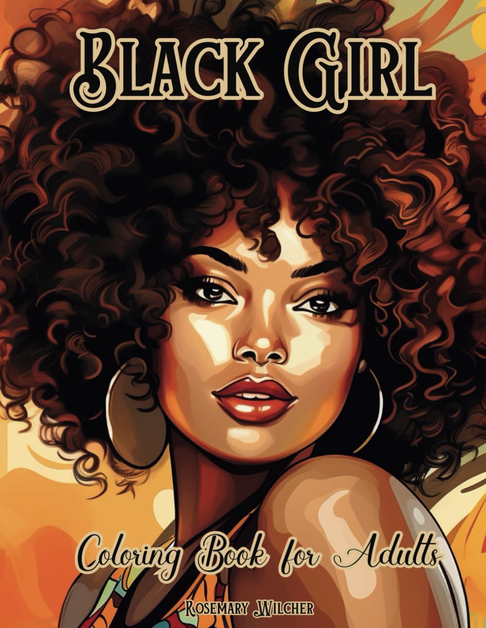 Amazon.com: Black Girl Coloring Book for Adults: 50 Pages with ...