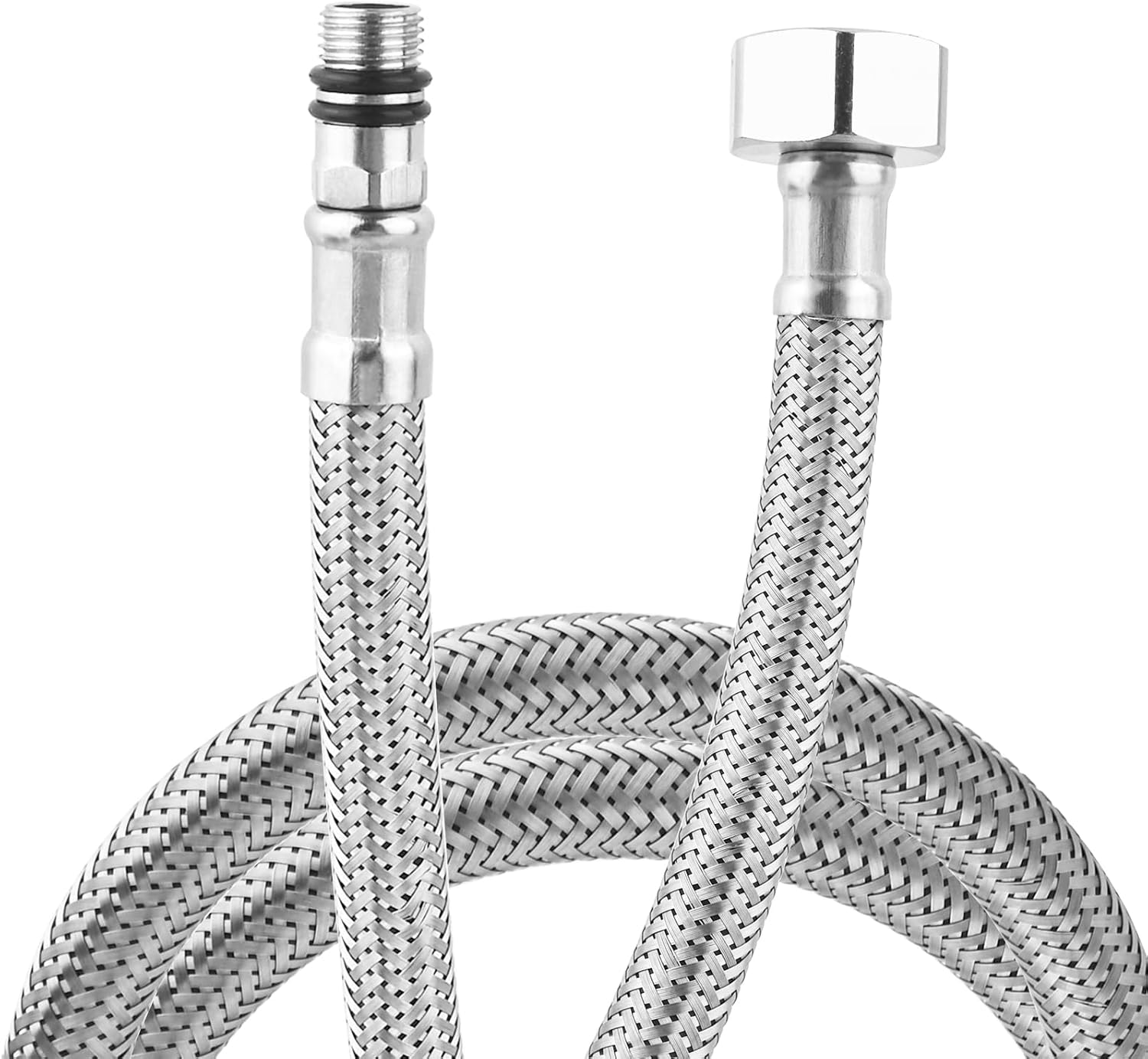 Pack of 2 Kitchen/Basin Monobloc Mixer Tap Connectors Flexible Pipes ...