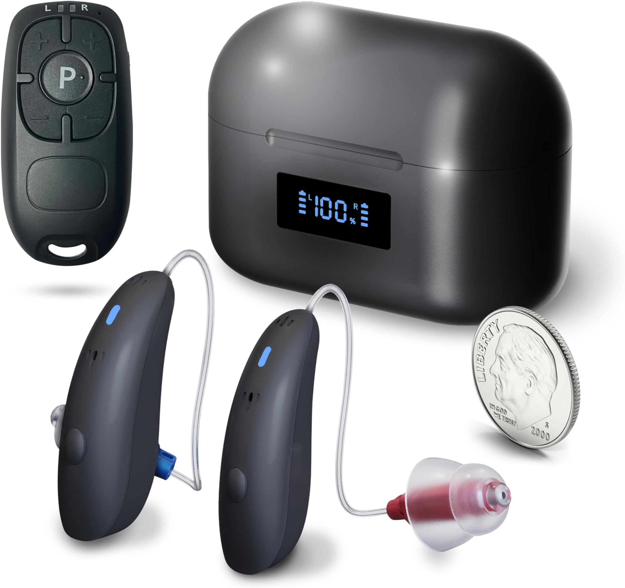 Amazon.com: RCA Hearing Aid - Behind-The-Ear with Remote: Advanced ...