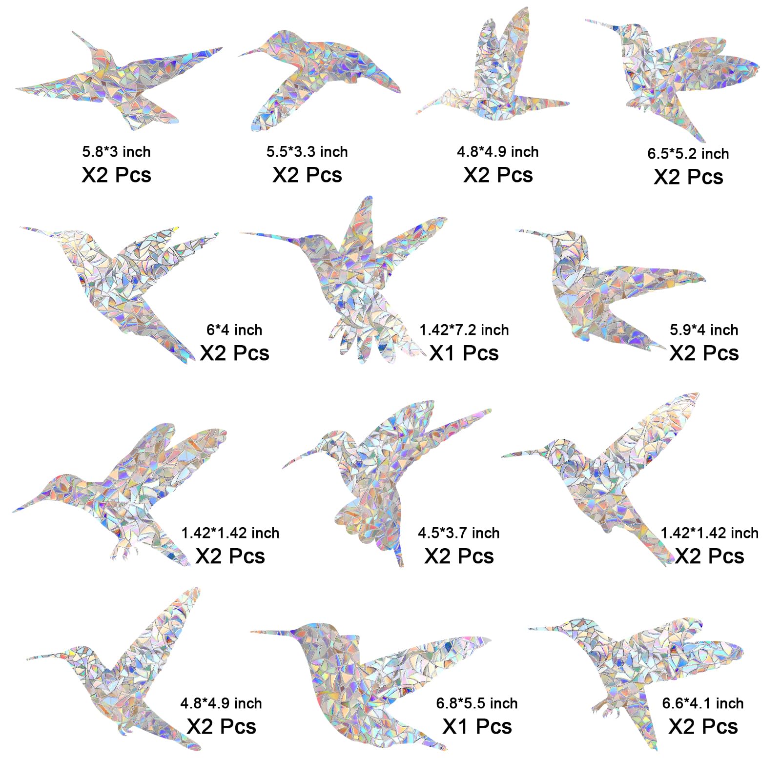 Birds Eye View Window Decalssaving Birds Window Decal Branches Birds
