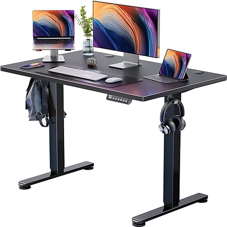 Amazon.com: Furmax Electric Height Adjustable Standing Desk Large 40 ...