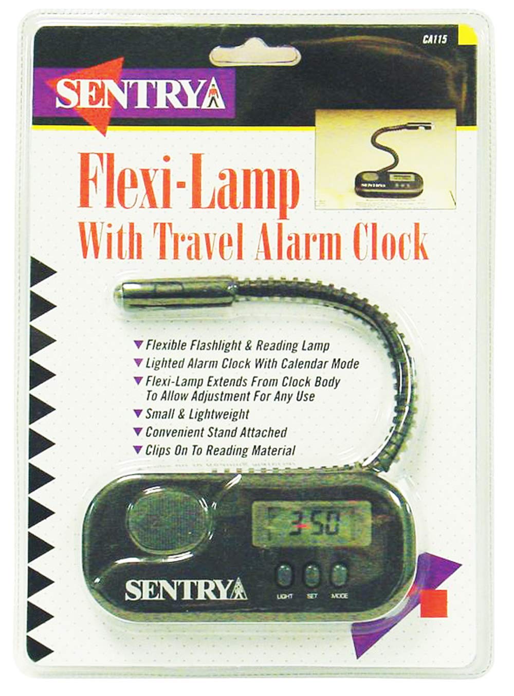 Sentry Flexi-Lamp with Tavel Alarm Clock - Amazon.com
