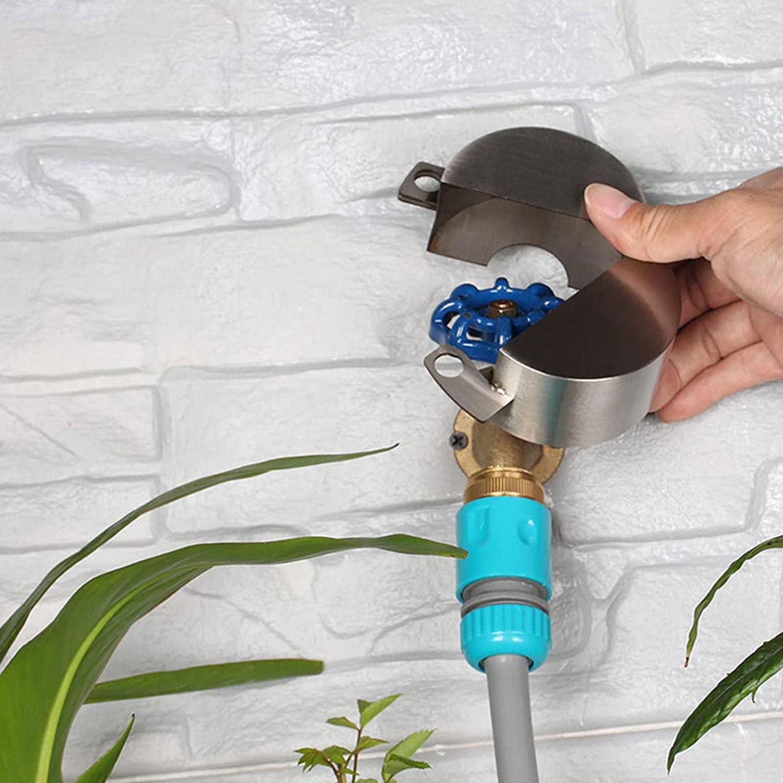 Amazon.com: KUWAI Gate Valve Lock, Stainless Steel Outdoor Water Spigot ...