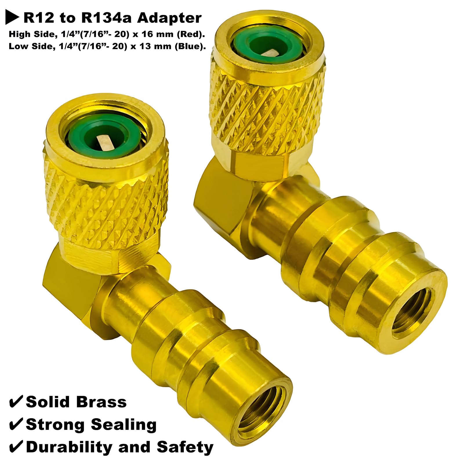 Snapklik.com : VOTNMIC R12 To R134A AC Retrofit Fitting Adapter Kit ...