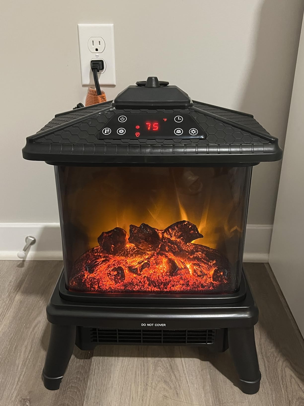 $16/mo - Finance TOONLUPAL Electric Fireplace Heater with Remote 1500W ...