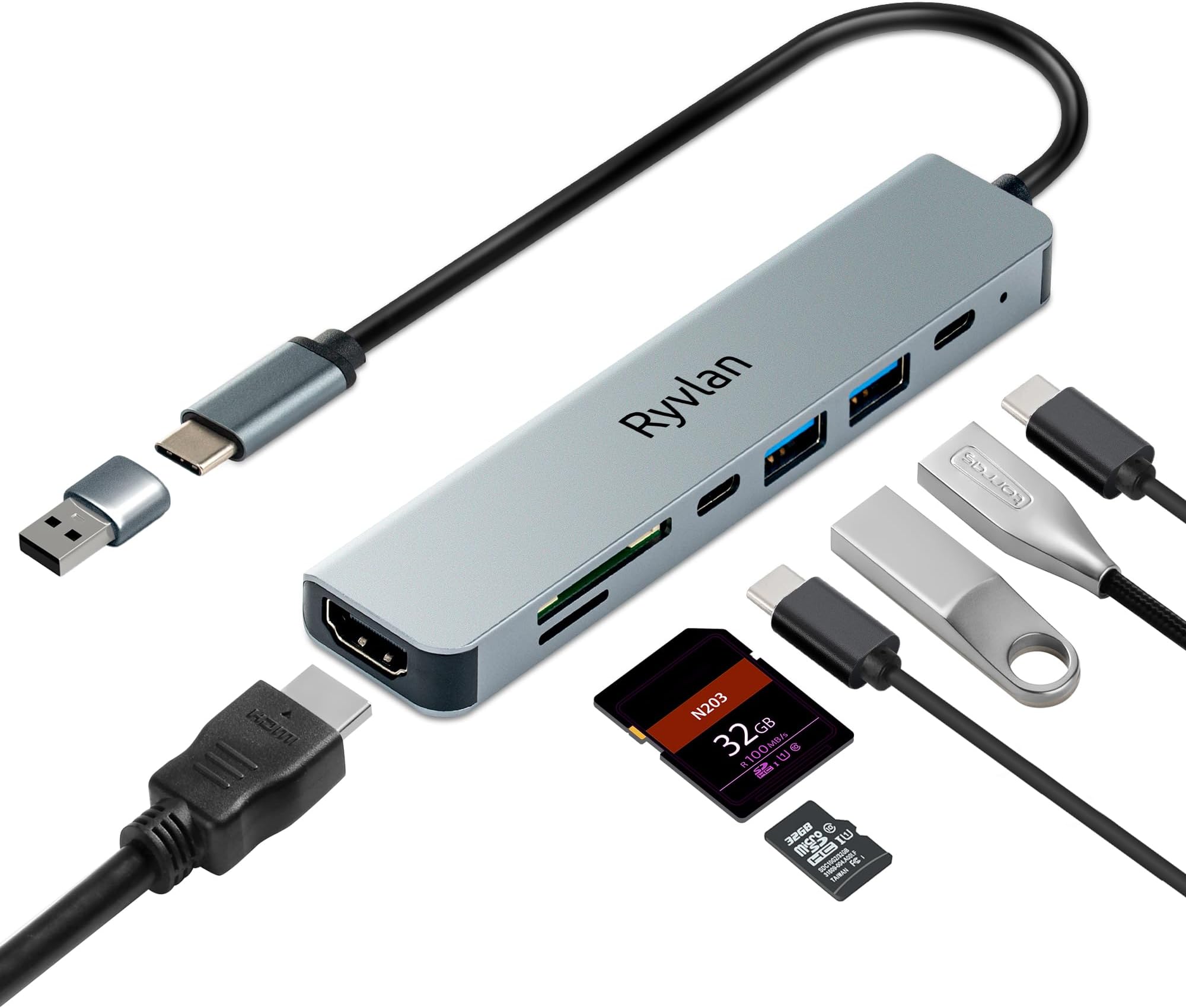 Amazon.com: Hp Elite USB-C Hub, 4WX89AA : Electronics