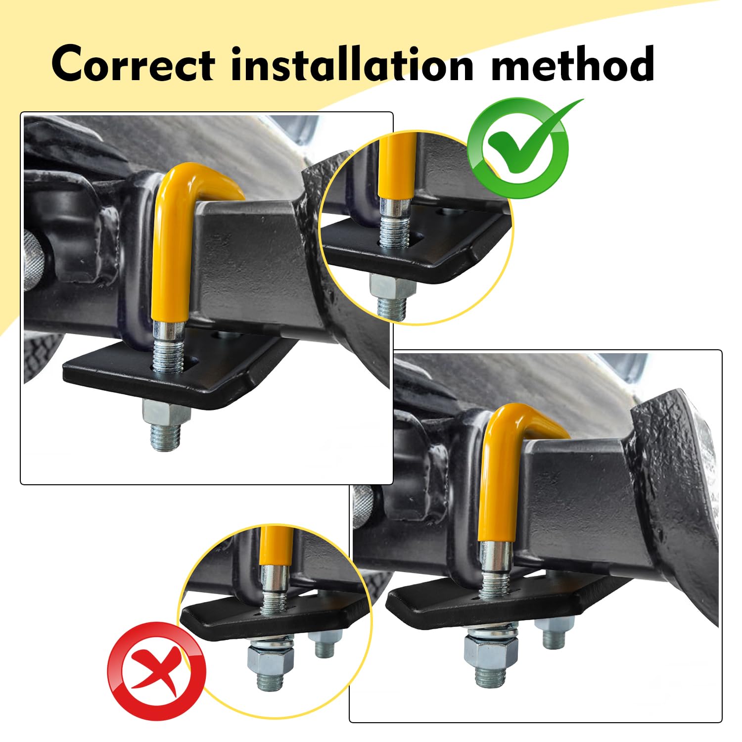 Snapklik.com : Donext Hitch Tightener Anti Rattle Stabilizer For 1.25 ...