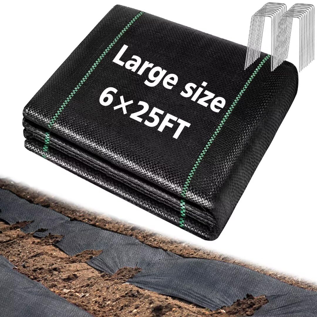 Snapklik.com : Warmfarm 6x25ft Landscape Fabric Heavy Duty,Thicken ...