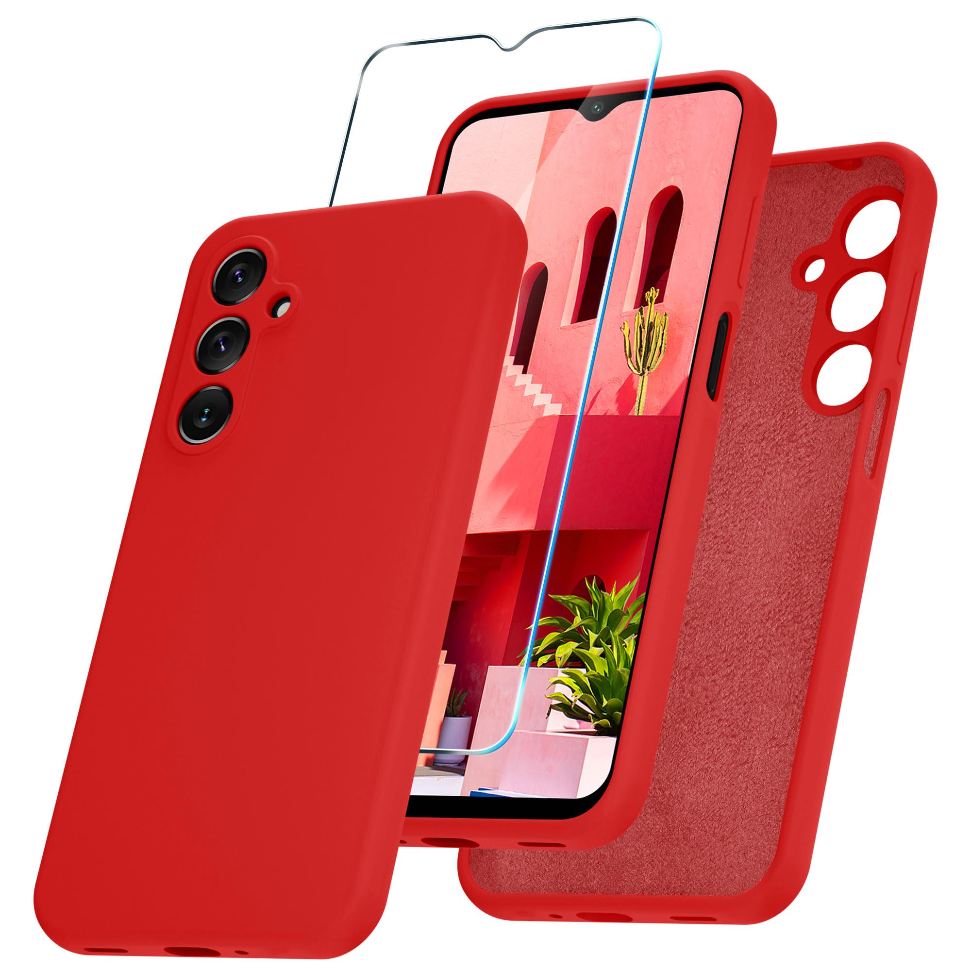 Amazon.com: YENAPOON for Samsung Galaxy A16 5G Case, Silicone Phone ...