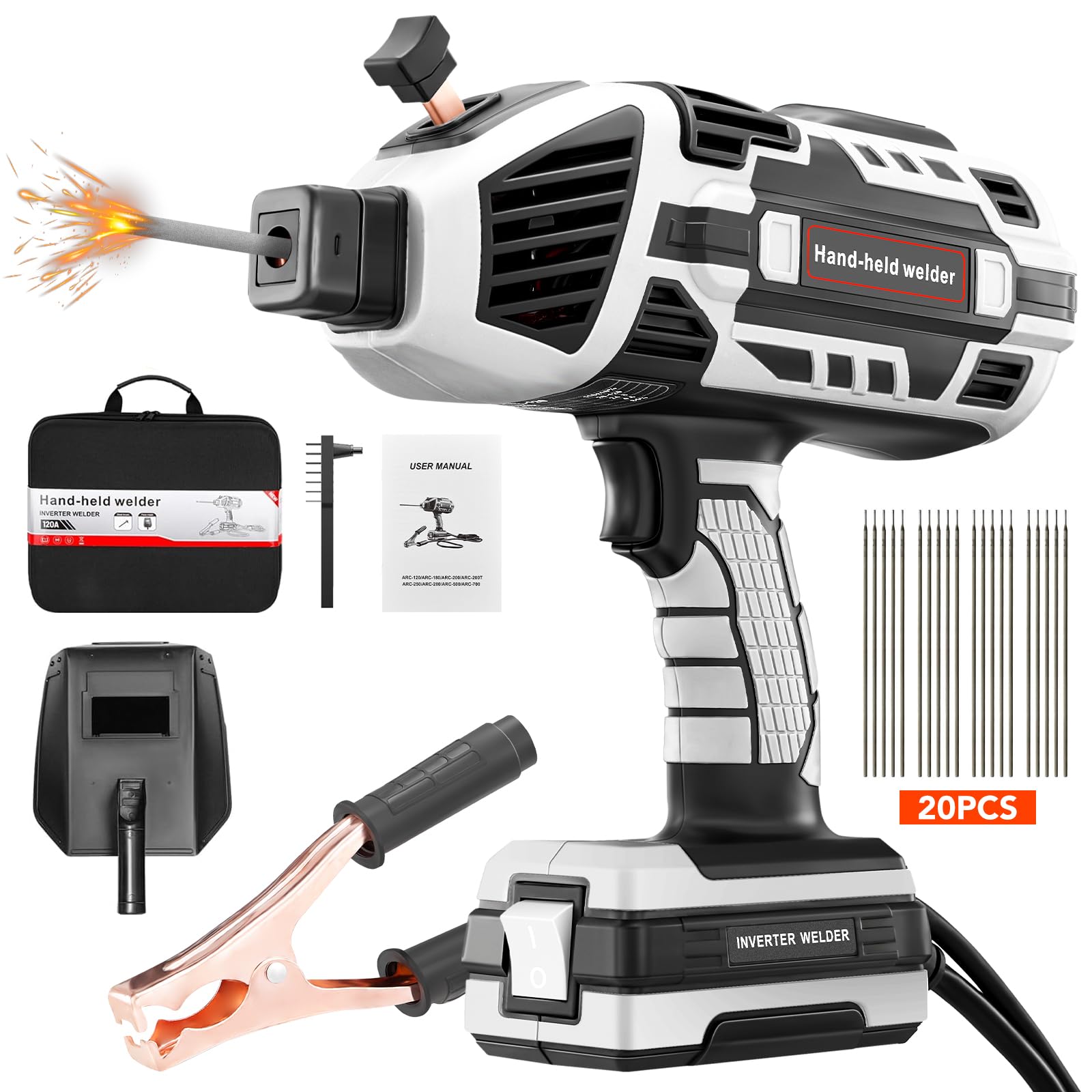 Saker Portable Electric Welding Machine,110V Portable Welder Handheld ...