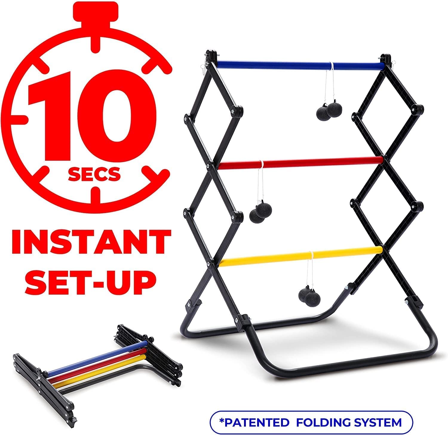 Snapklik.com : TGU Ladder Toss Games, Ladder Ball Set - Instant Setup ...