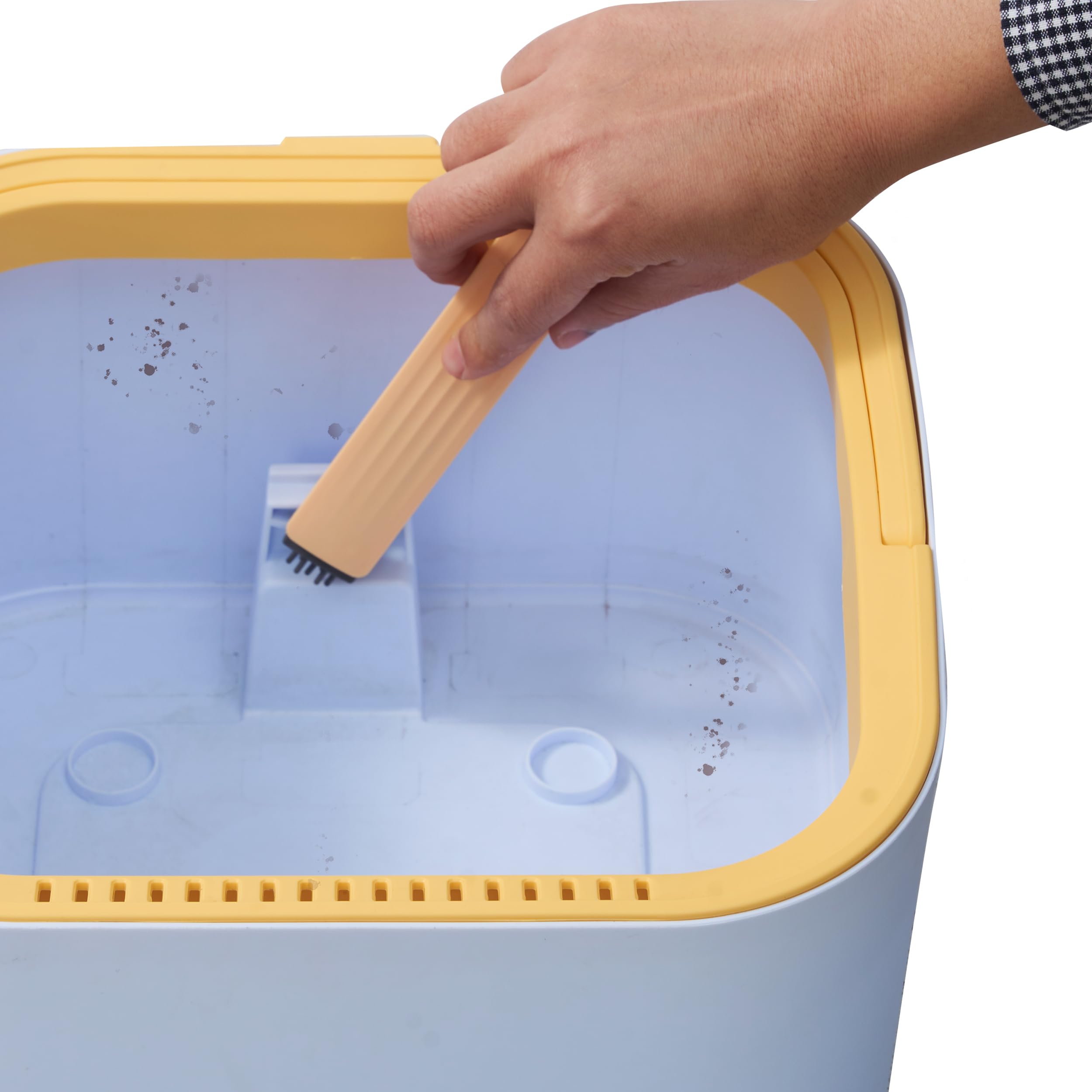 Foldable Square Mop Head Spin Mop And Bucket System PRO - Self-Standing ...