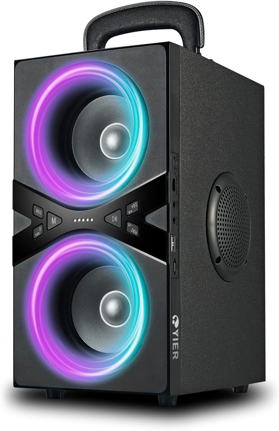 Amazon.com: 60W (80W Peak) Portable Bluetooth Speaker with Double ...